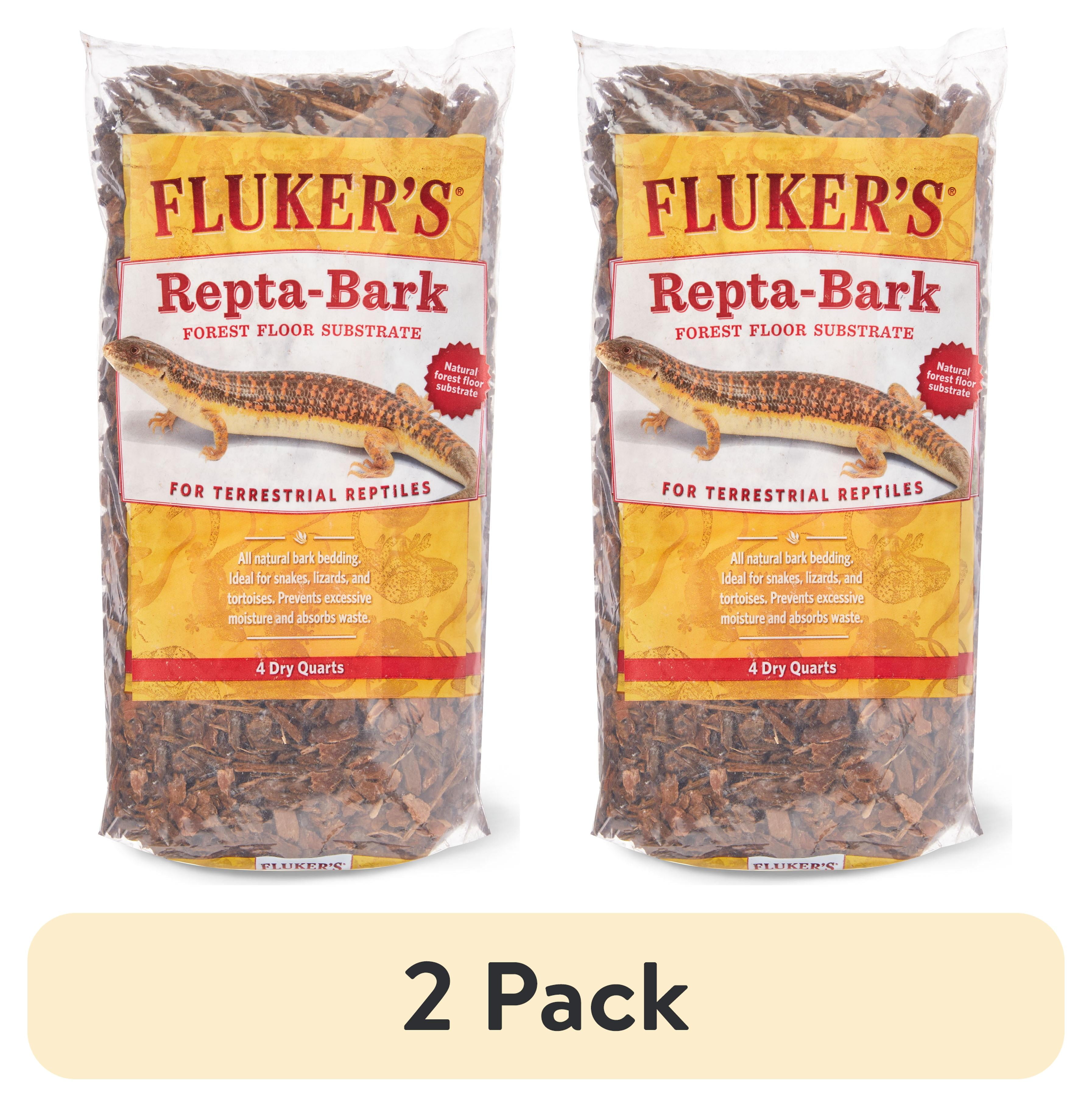 (2 pack) Fluker's Aquaculture Repta Bark, 4 Qt, Reptile, Amphibian ...