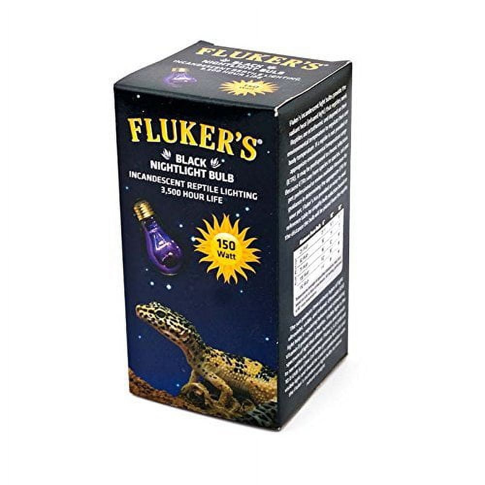 Fluker's Black Nightlight Bulb 150w for Reptiles - Walmart.com