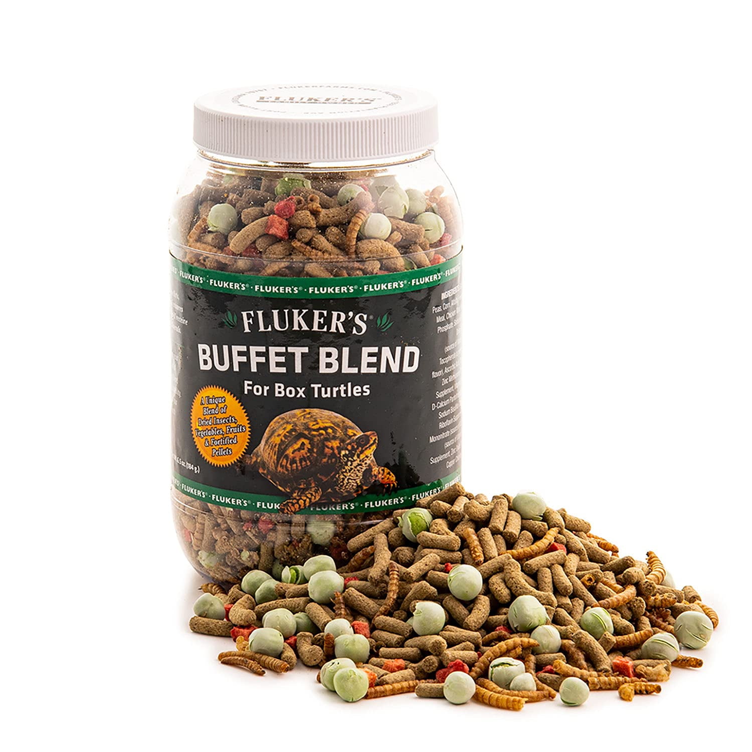 Fluker's Buffet Blend Box Turtle Freeze Dried Food, 1 Each/6.5 Oz ...