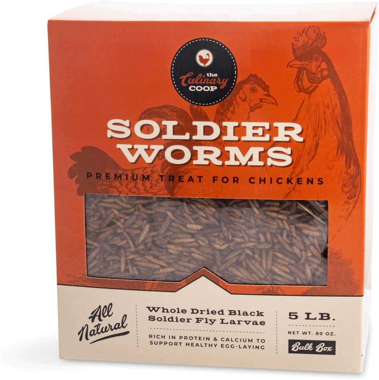 Fluker's Culinary Coop Bulk Dried Mealworms & Soldierworms, Premium ...