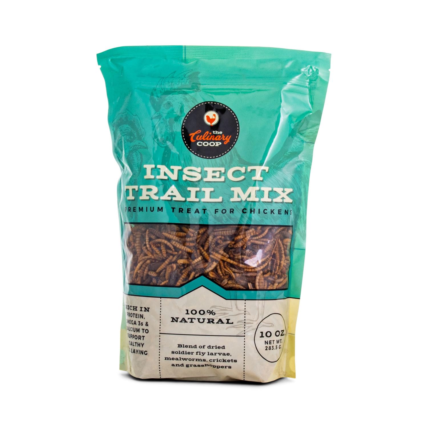 Fluker's Culinary Coop Premium MMF7 Chicken Treats, Dried Insect Trail ...