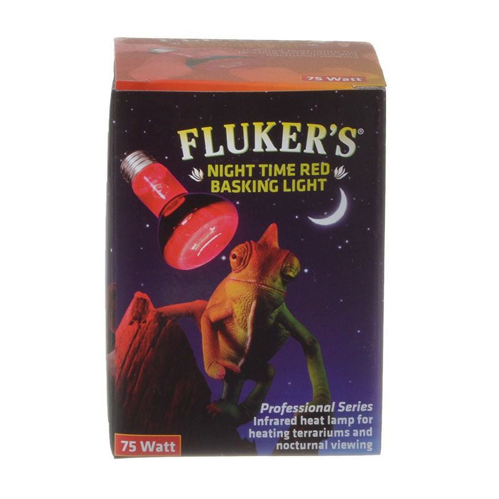 Fluker's Night Time Red Basking Spotlight, 75 Watt - Walmart.com