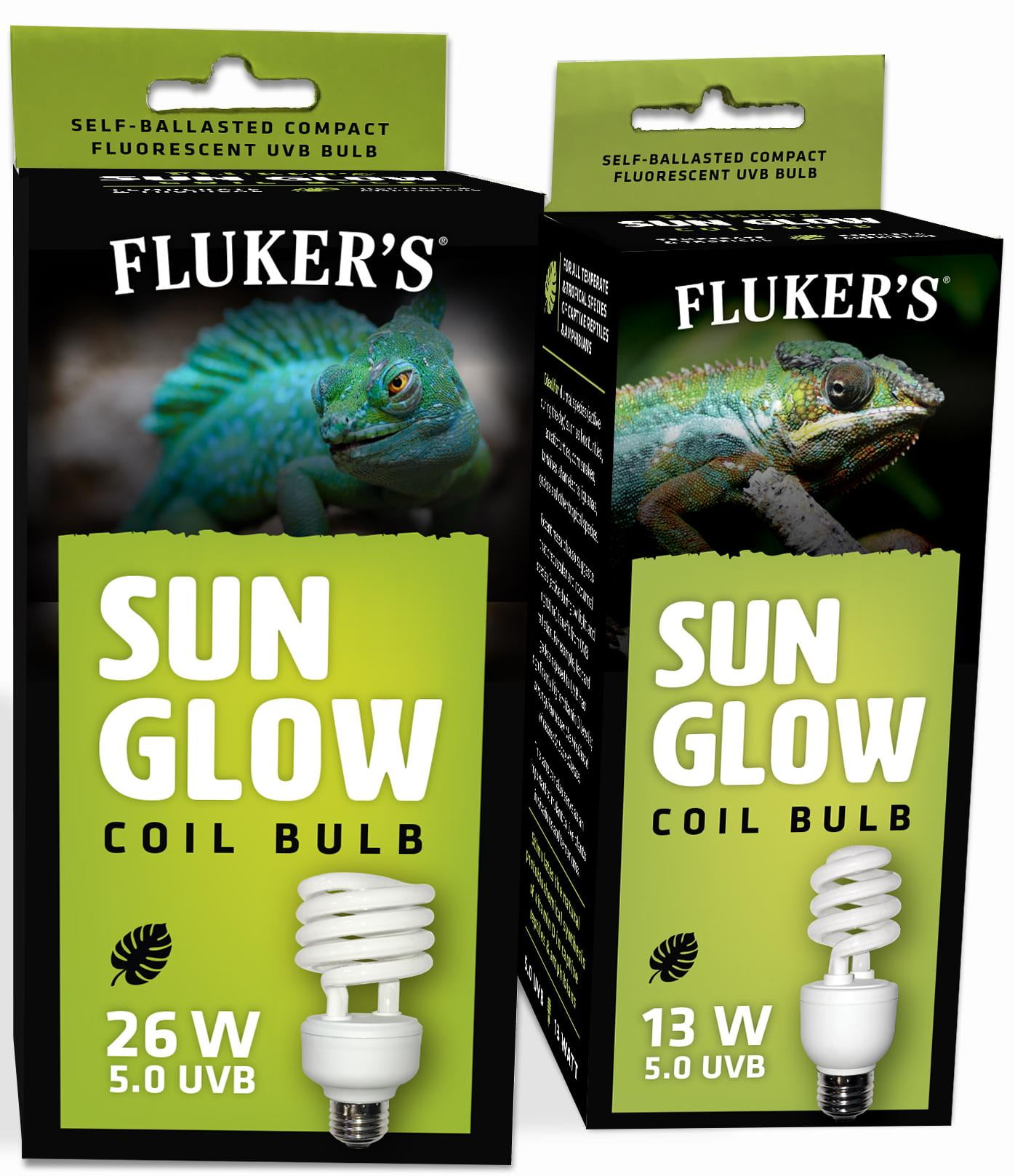 Fluker’s Sun Glow Tropical Fluorescent Bulb 5.0 UVB 13 Watt - Walmart.com