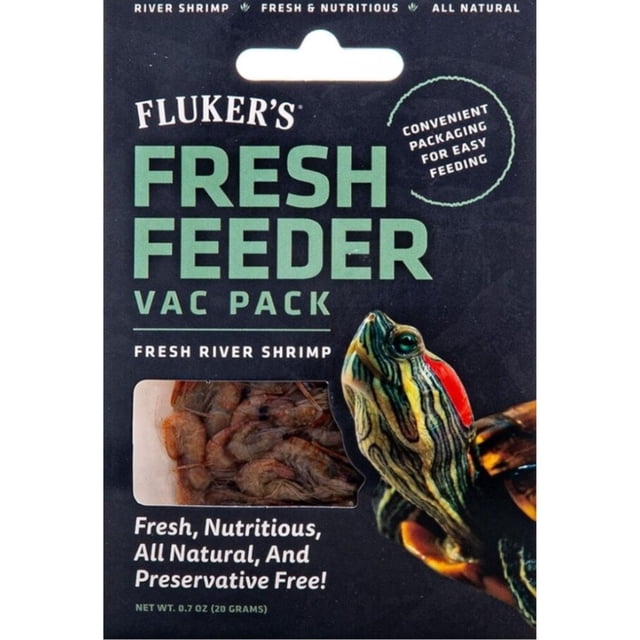 Flukers Fresh Feeder Vac Pack Aquatic Shrimp for Reptiles - Walmart.com