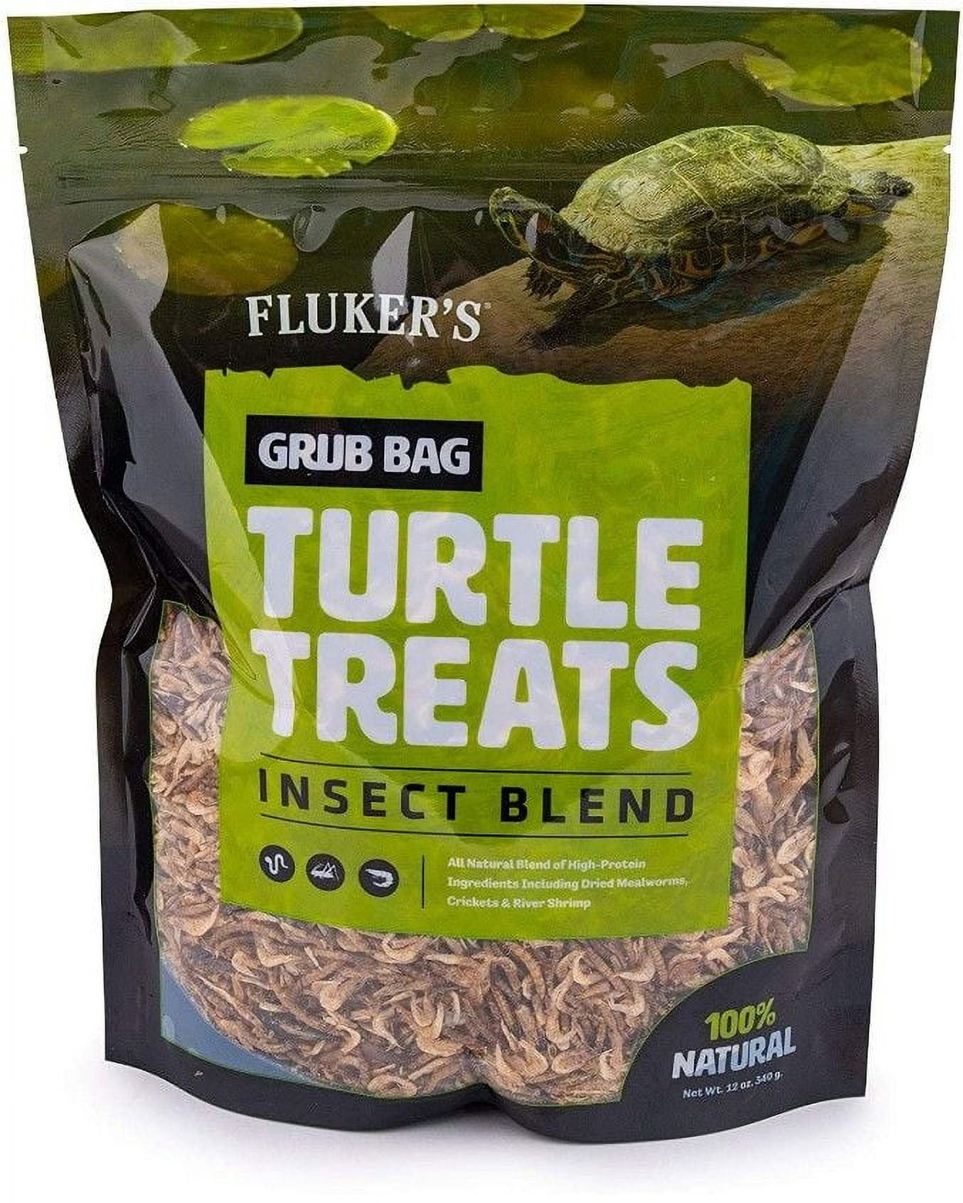 Flukers Grub Bag Turtle Treat - Insect Blend [Reptile, Foods Dry] 12 oz ...