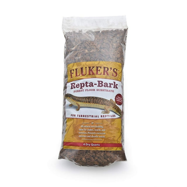Flukers Repta Bark Forest Floor Substrate: Premium Orchid Bark Bedding ...