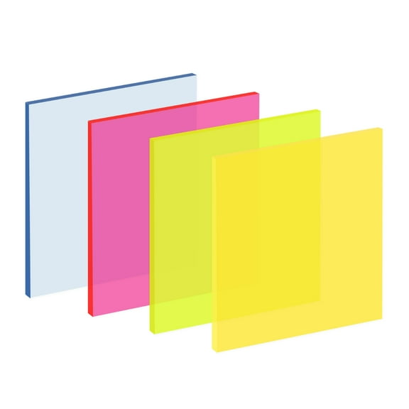 JPPlus 1/8" Translucent Clear Transparent Cast Acrylic Sheets Plastic ...