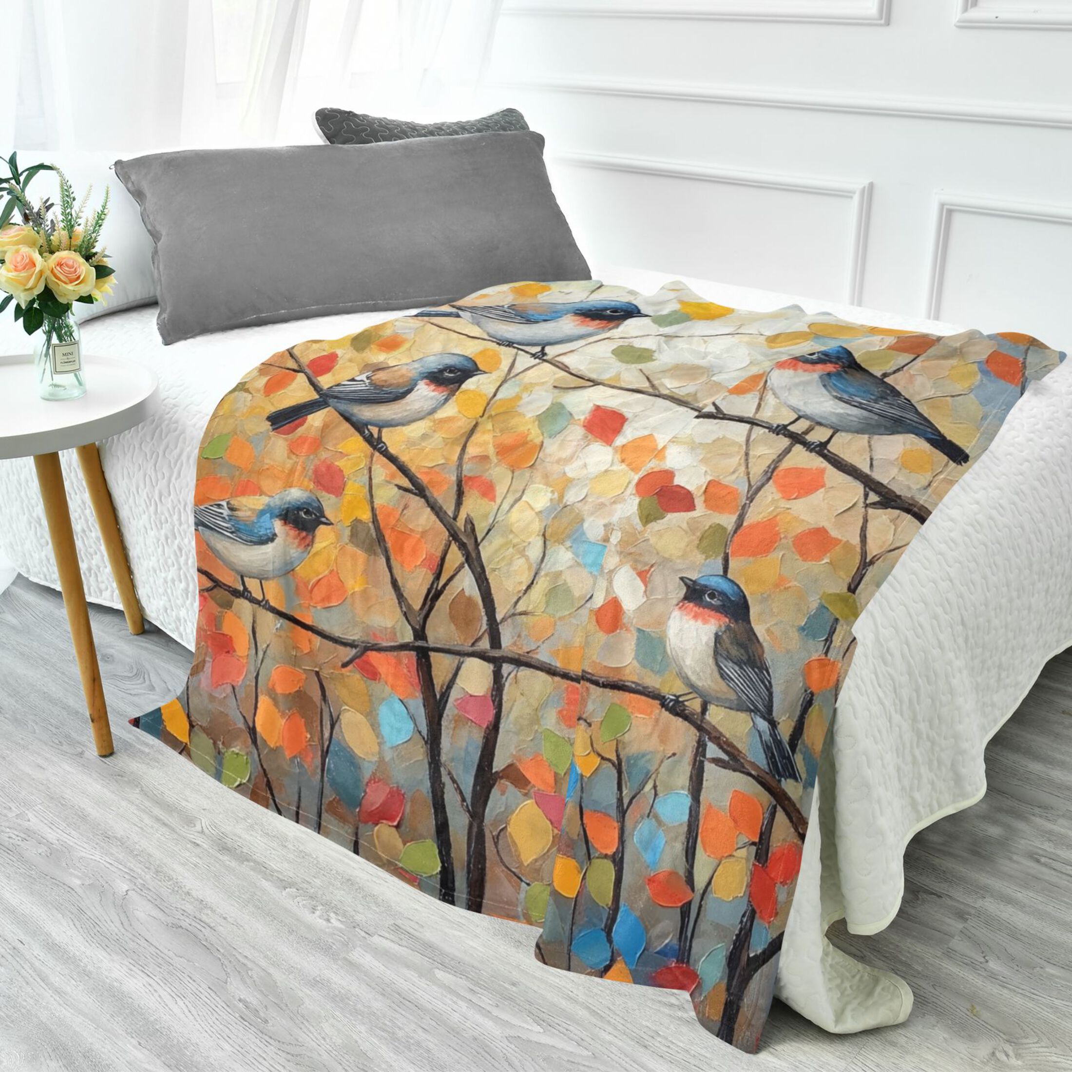 Fluorescent Cover blanket 70x55 inch frannel blanket Office nap blanket ...