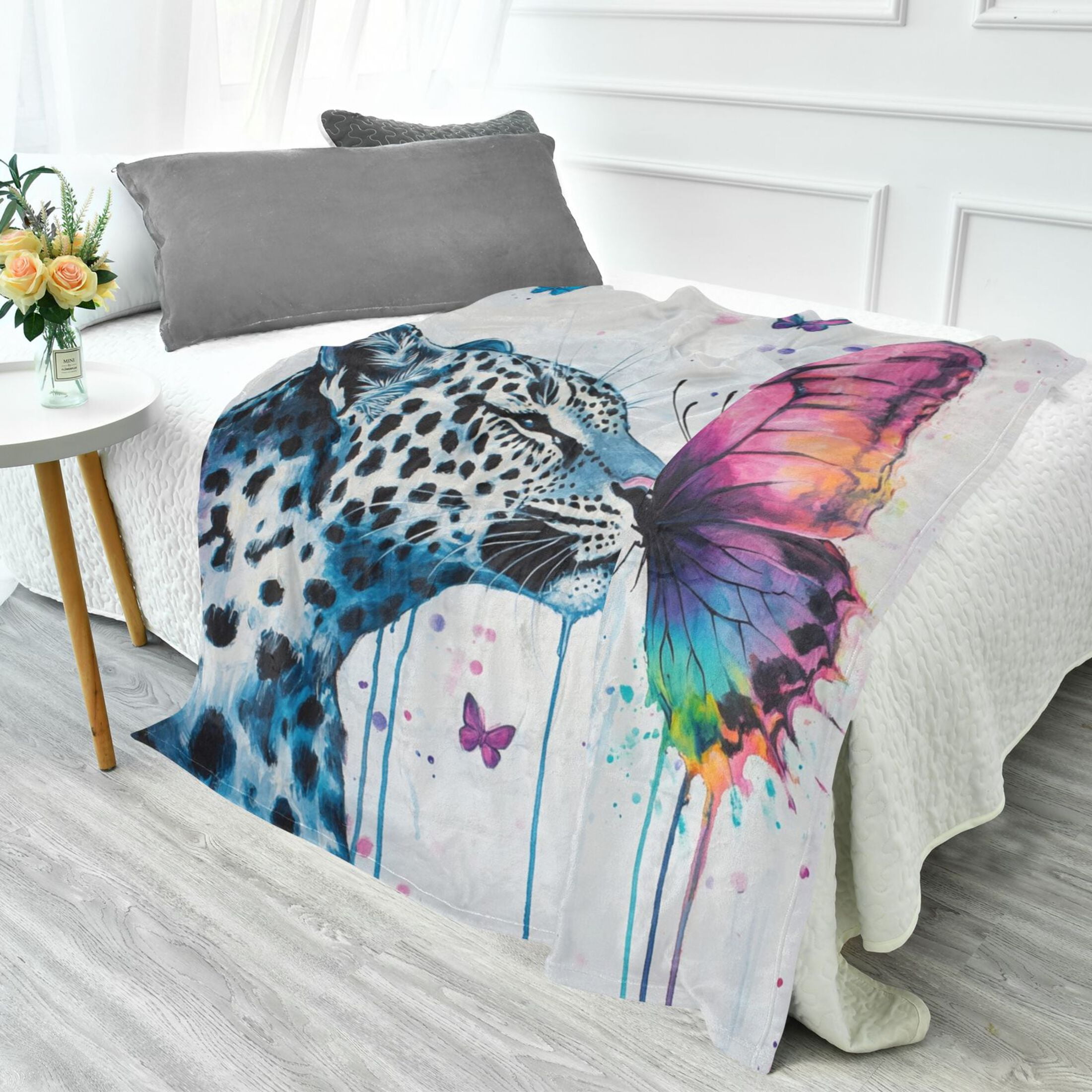 Fluorescent Cover blanket 70x55 inch frannel blanket Office nap blanket ...