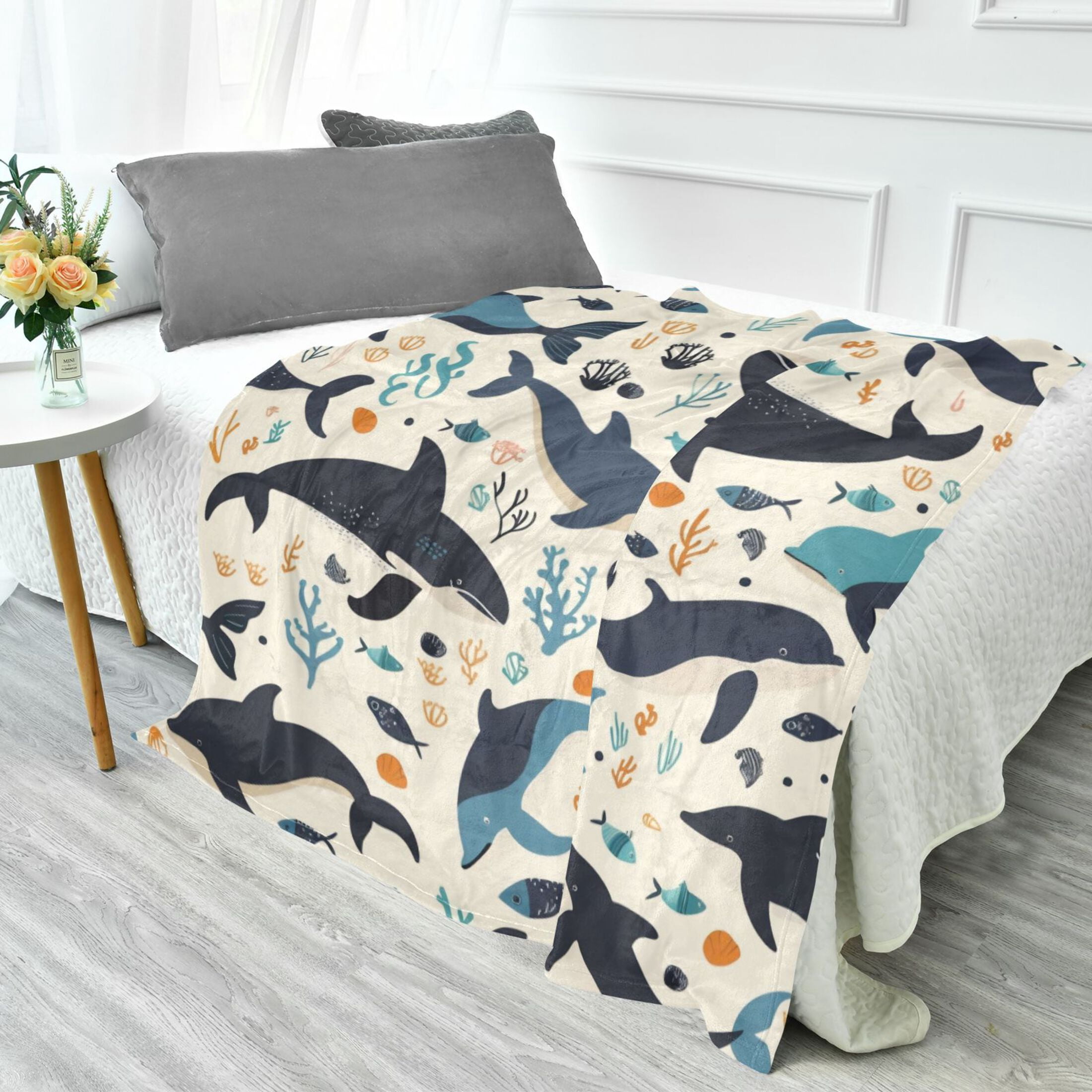 Fluorescent Cover blanket 70x55 inch frannel blanket Office nap blanket ...