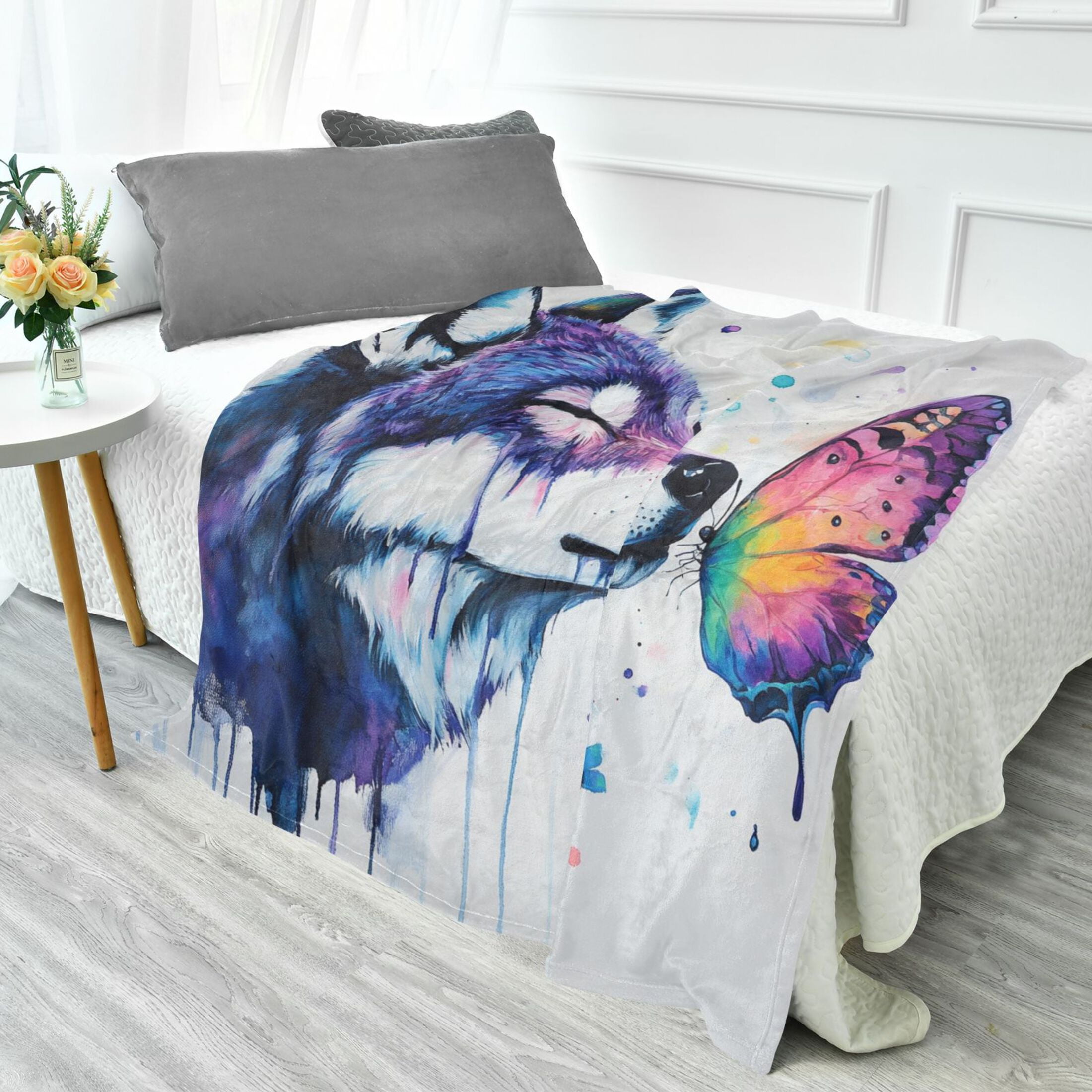 Fluorescent Cover blanket 70x55 inch frannel blanket Office nap blanket ...