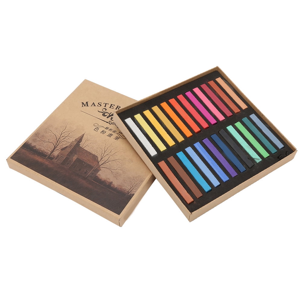 Fluorescent Crayons Disposable Hair Dying Rod Painting Chalk Set ...