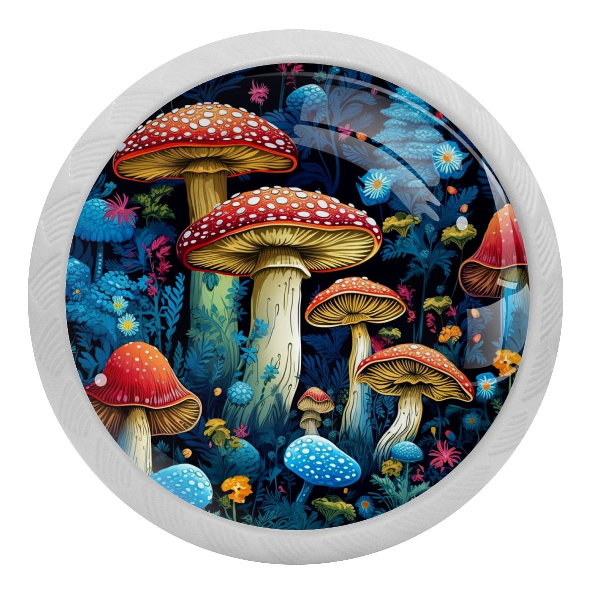 Fluorescent Drawer Pulls Handles - Set of 5 with Stainless Steel Screws ...