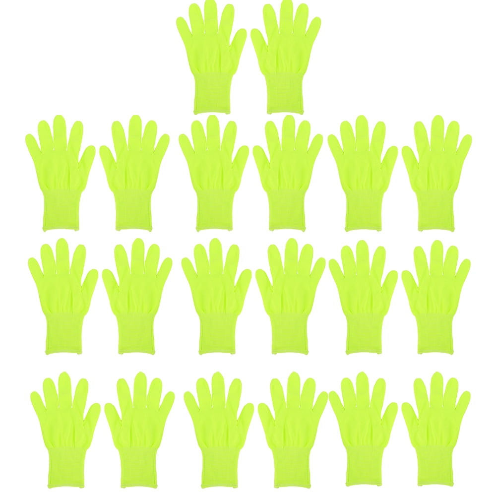 Fluorescent Gloves Bar Luminous Gloves Self-luminous Fluorescent Green ...