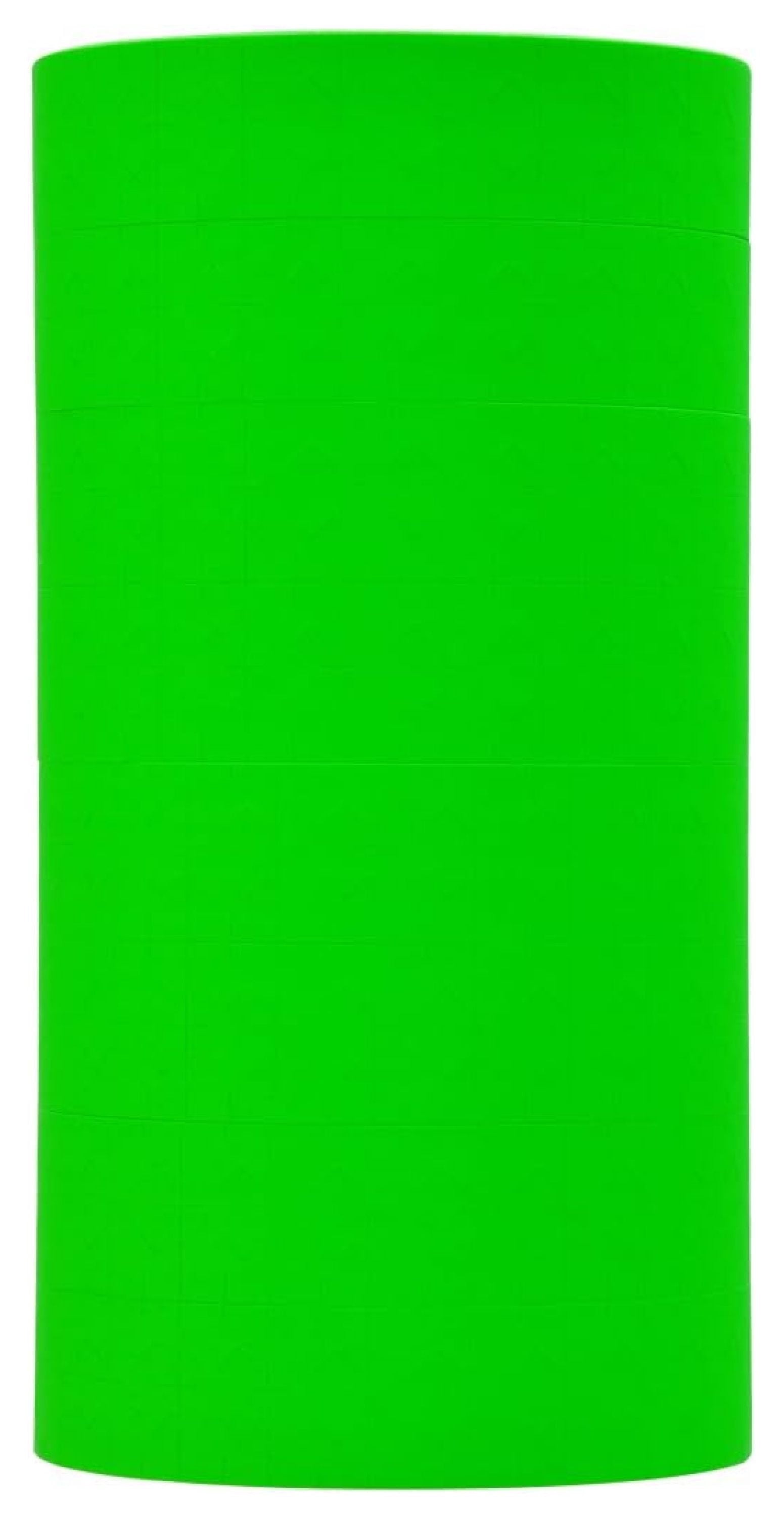 Fluorescent Green Pricing Labels to fit Monarch 1131 Pricers. 8 Rolls ...