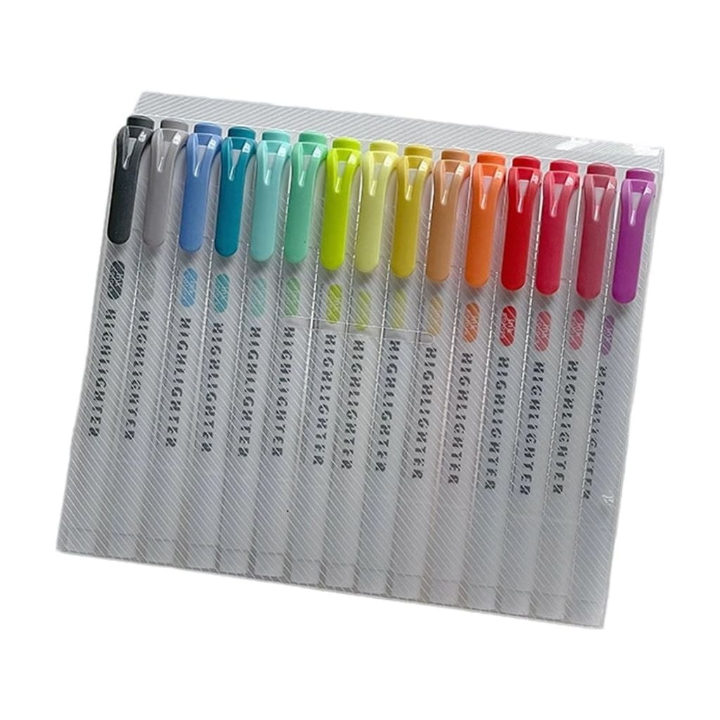 Fluorescent Highlighter Markers Fast Drying for Scrapbooking Calendar ...