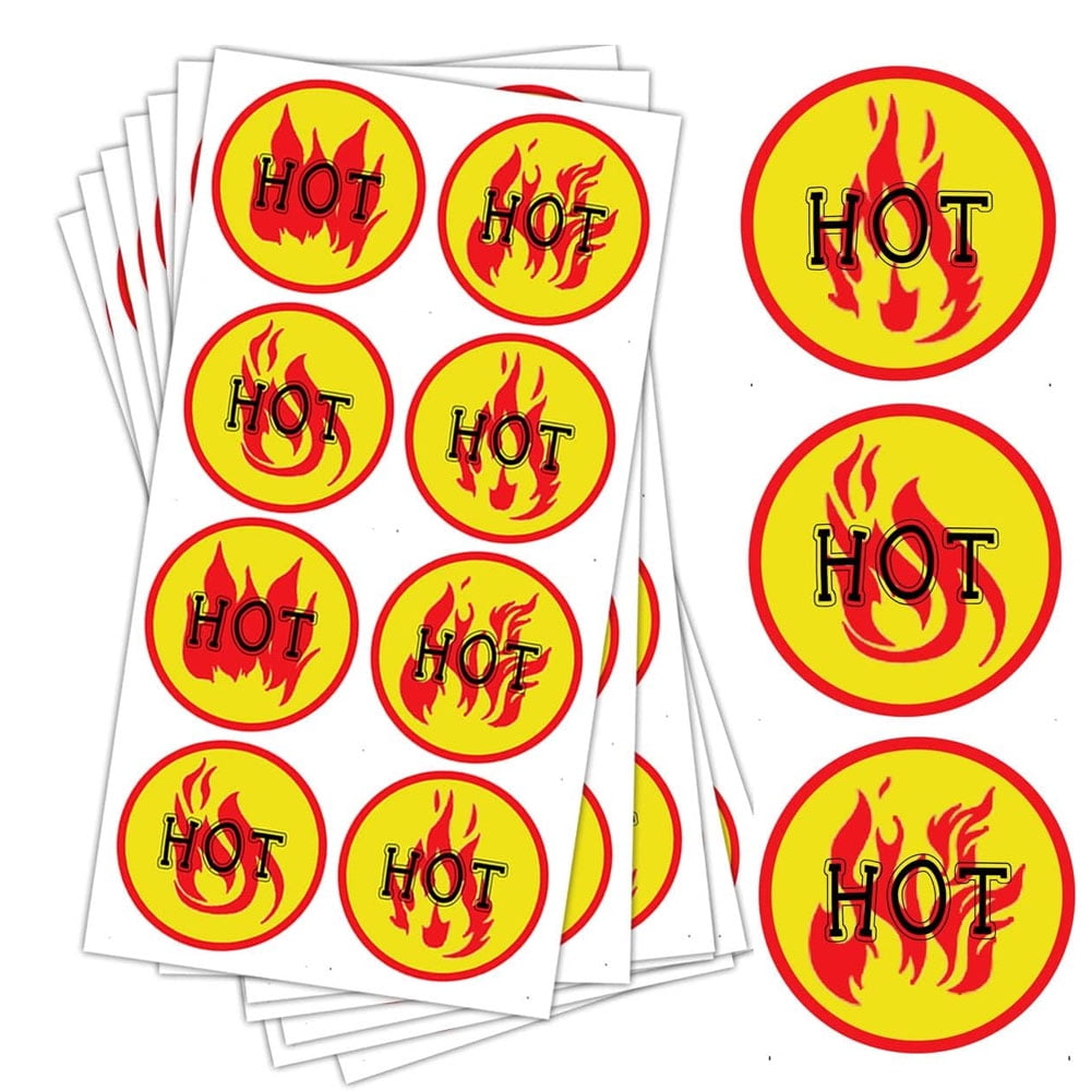 Fluorescent Hot Stickers 1.5inch Flame Stickers Hot Labels Hot Imprint ... Fluorescent Hot Stickers 1.5inch Flame Stickers Hot Labels Hot Imprint ...
