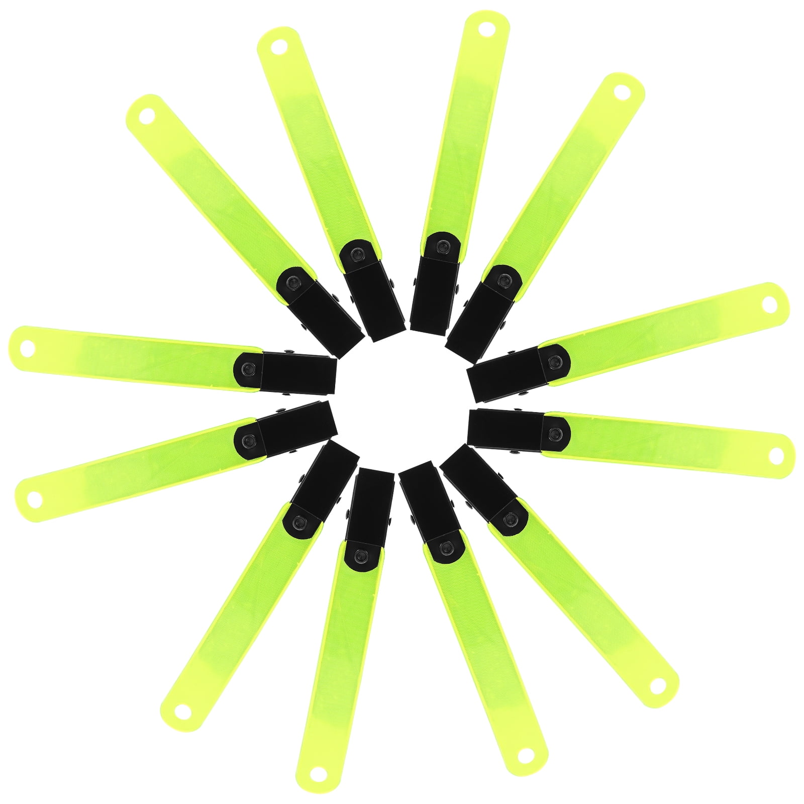 Fluorescent Label Holder Reflective Gear Glow Clips Pvc Trail Marking ...