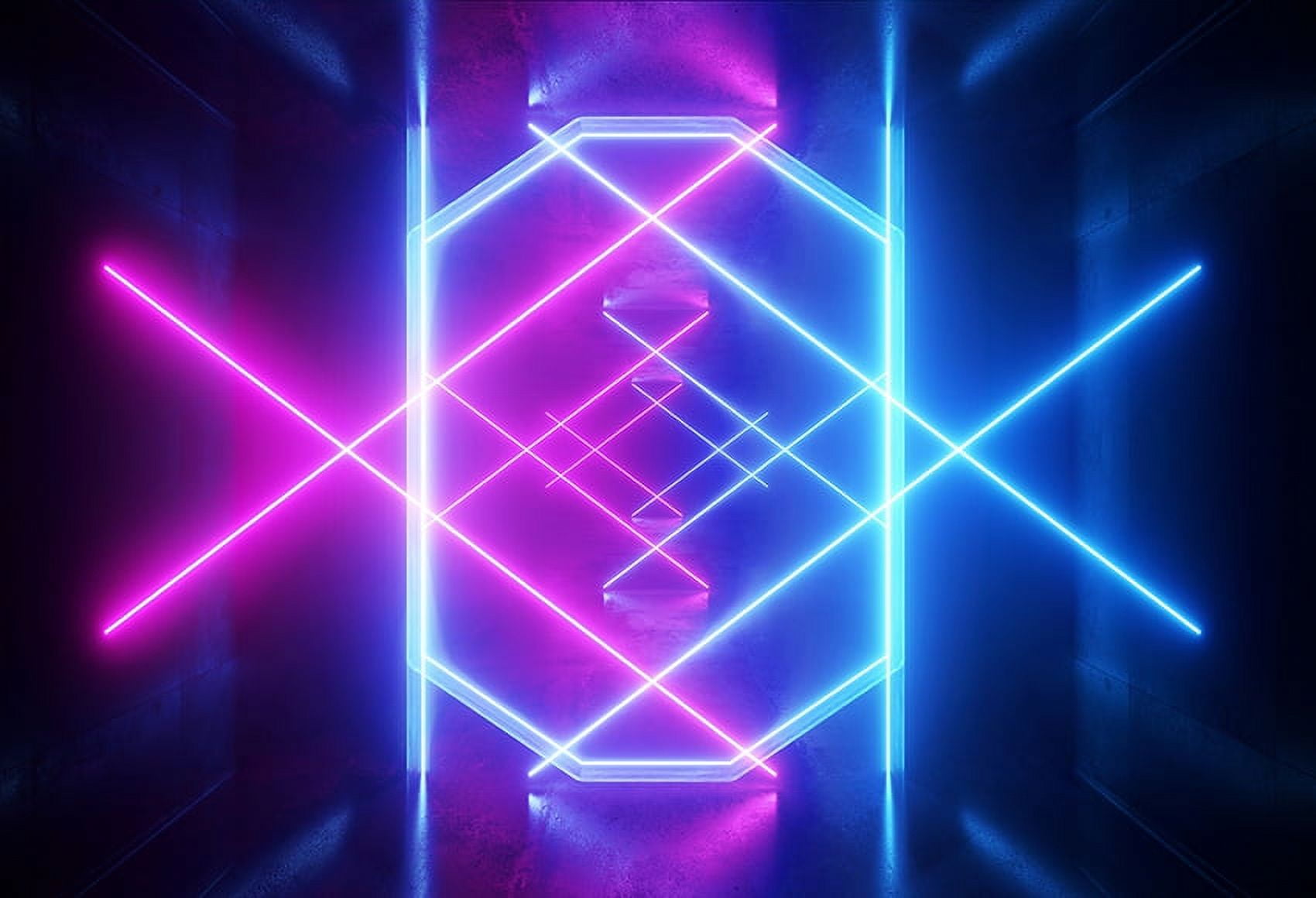 Fluorescent Laser Light Line Stage Aperture Stage Scene Photographic ...