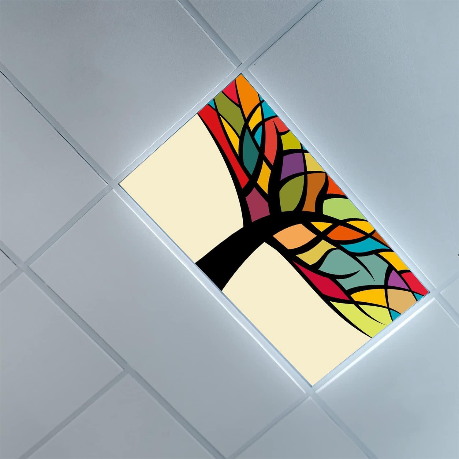 Fluorescent Light Cover Decorative Ceiling Light Filters,Colorful ...