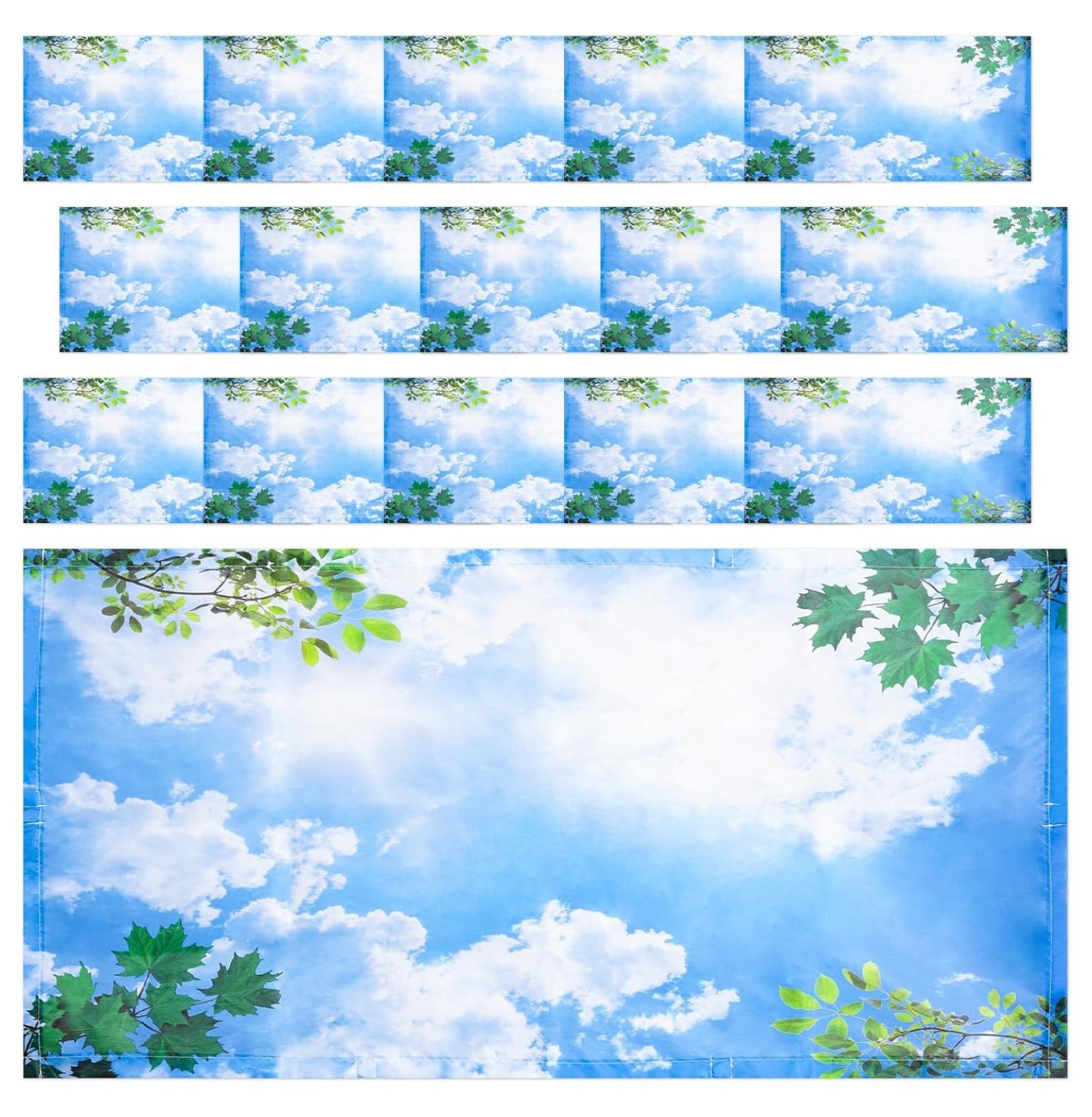 Fluorescent Light Covers, 16Pcs 4 x 2 Feet Light Covers for Ceiling ...