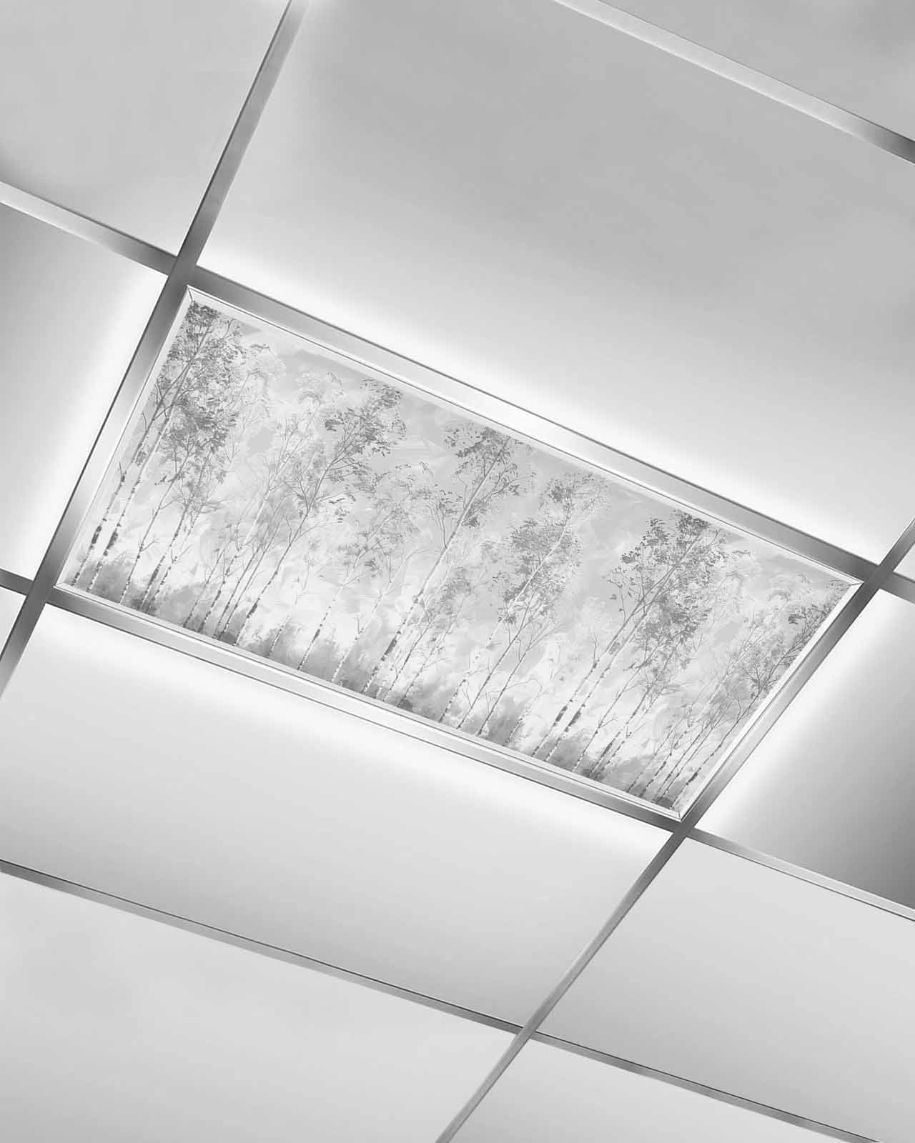 Fluorescent Light Covers for Ceiling Lights 1 Pack, Contemporary Grey ...