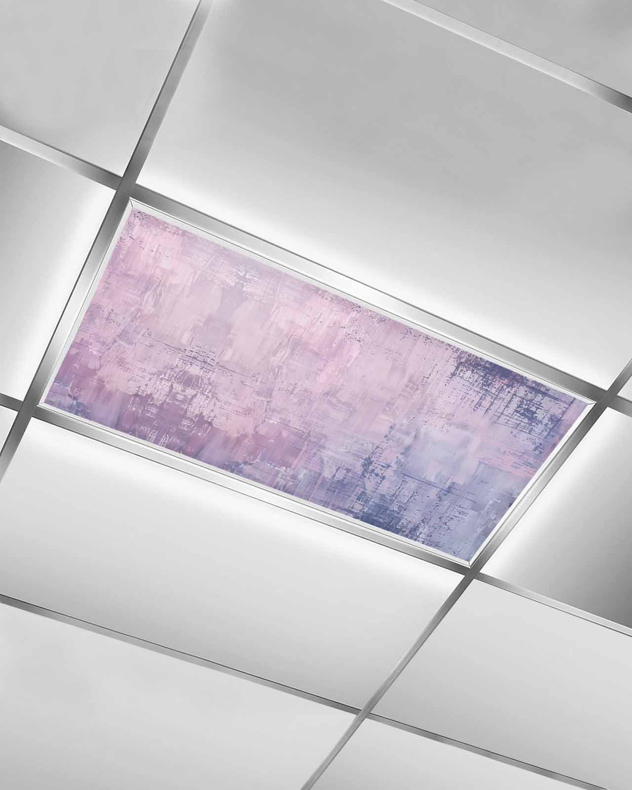 Fluorescent Light Covers for Ceiling Lights 1 Pack, Pink Purple ...