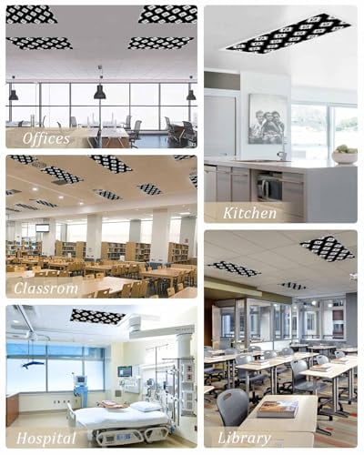 Fluorescent Light Covers for Ceiling Lights Aztec Print Magnetic Light ...