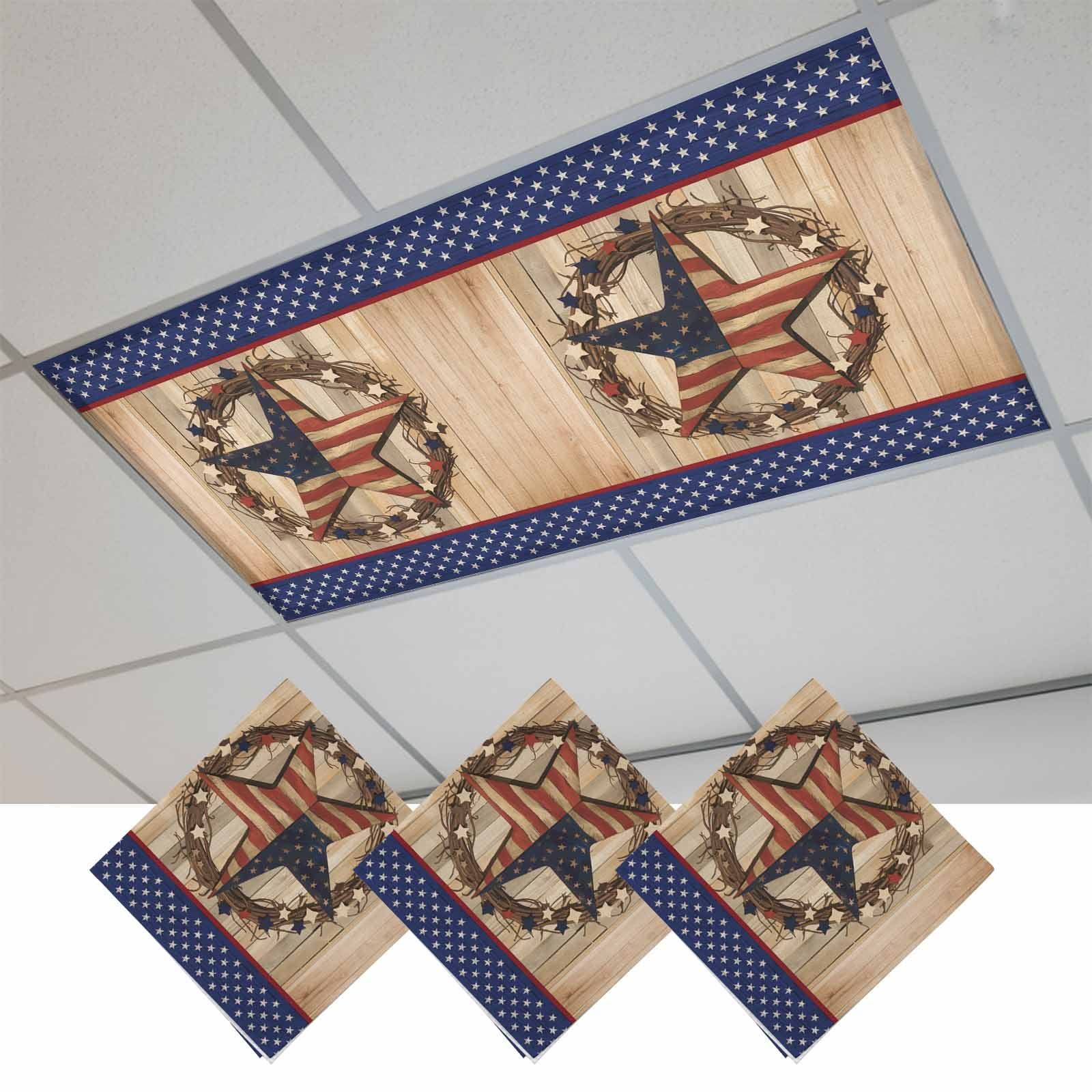 Fluorescent Light Covers for Ceiling Lights Classroom, 4th of July ...