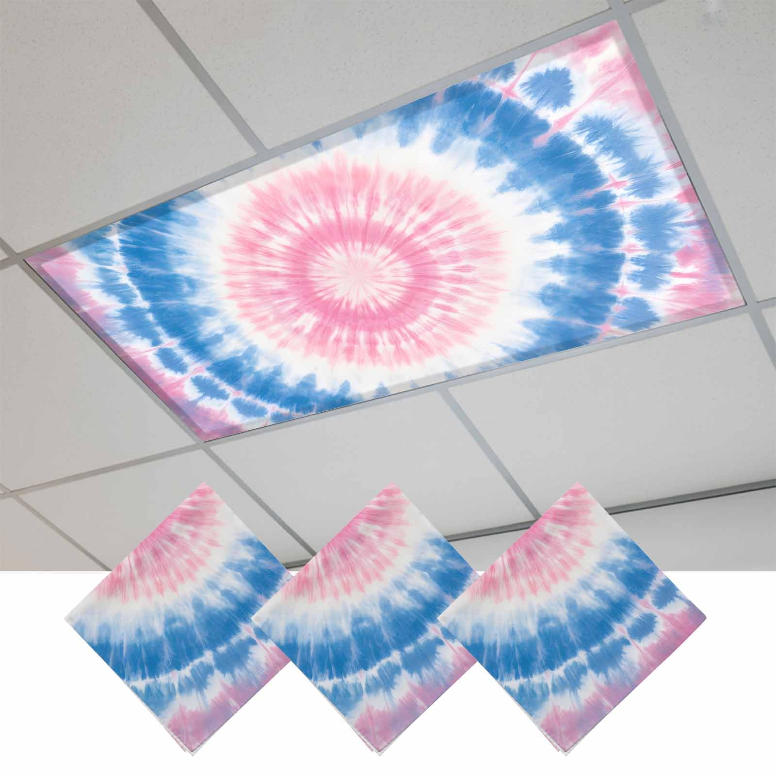 Fluorescent Light Covers for Ceiling Lights Classroom, Abstract Ethnic ...