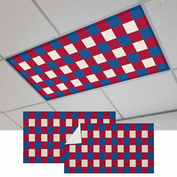 Fluorescent Light Covers for Ceiling Lights Classroom, Abstract Modern ...