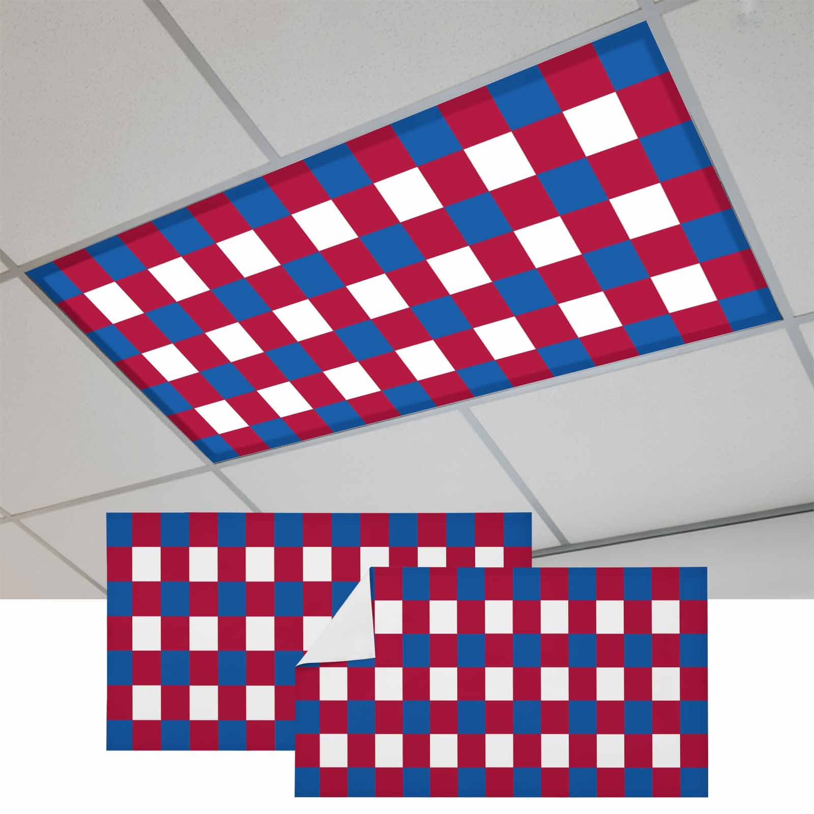 Fluorescent Light Covers for Ceiling Lights Classroom, Abstract Modern ...