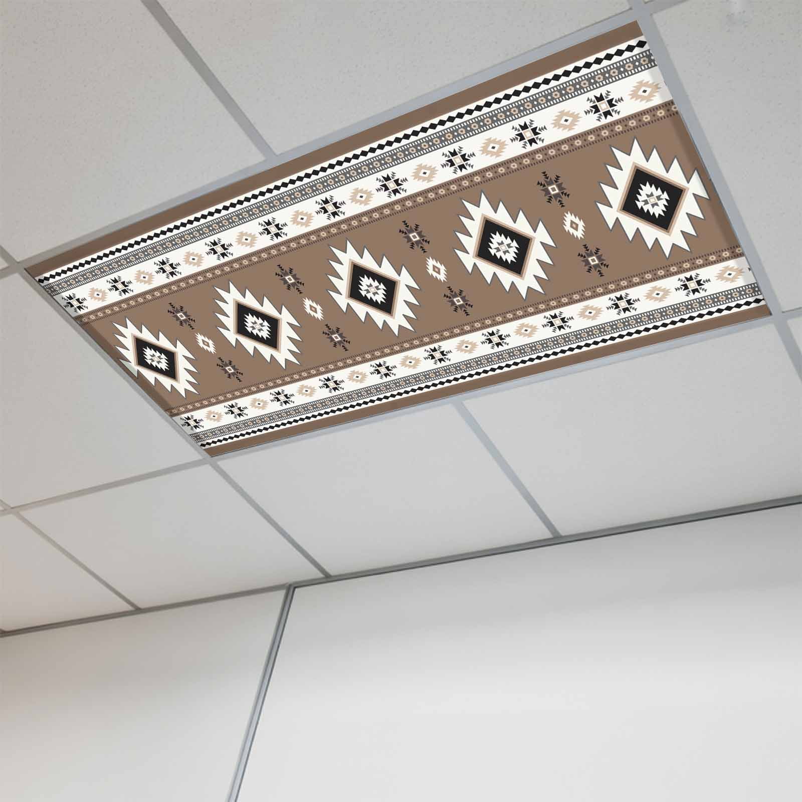 Fluorescent Light Covers for Ceiling Lights Classroom, Boho Magnetic ...