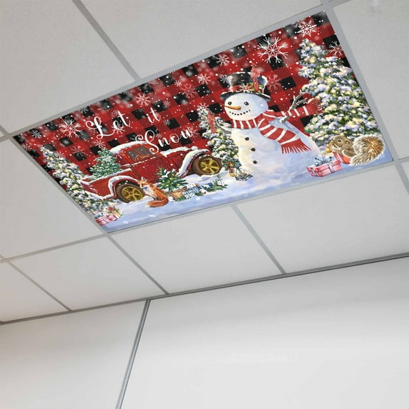 Fluorescent Light Covers for Ceiling Lights Classroom, Christmas ...