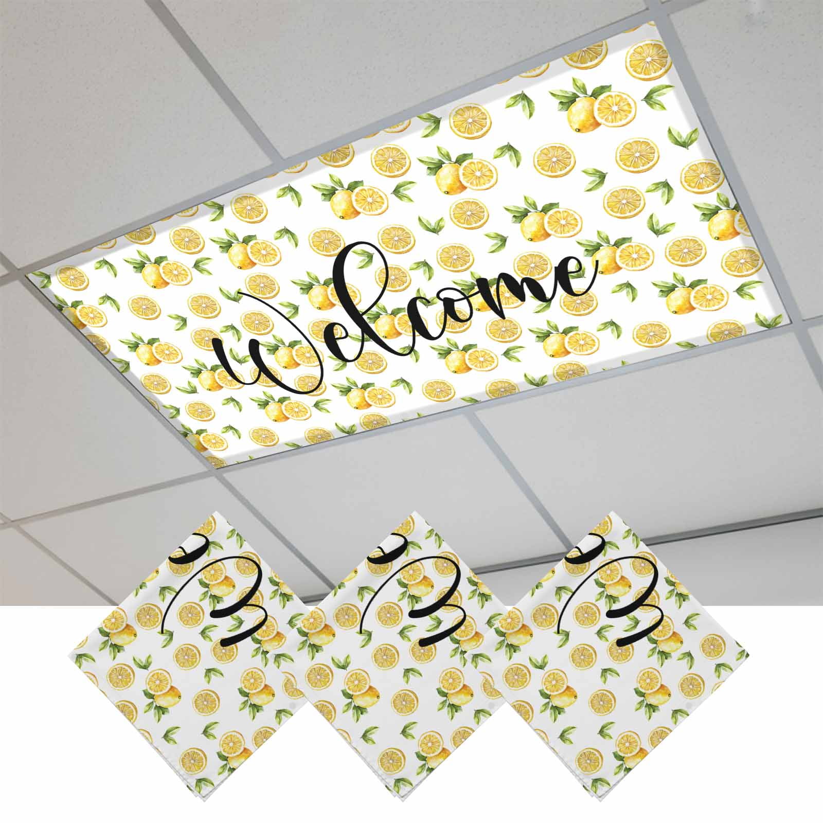 Fluorescent Light Covers for Ceiling Lights Classroom, Country Summer ...
