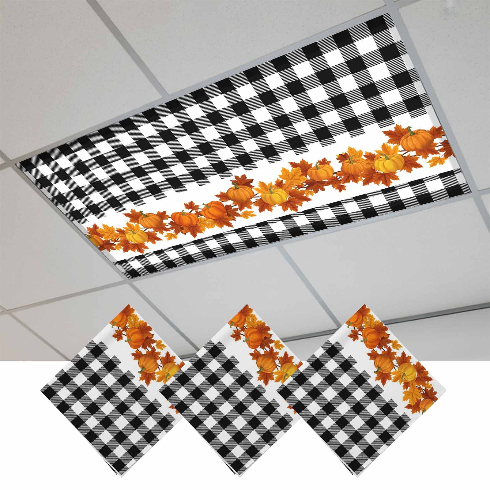 Fluorescent Light Covers for Ceiling Lights Classroom, Farm Fall ...