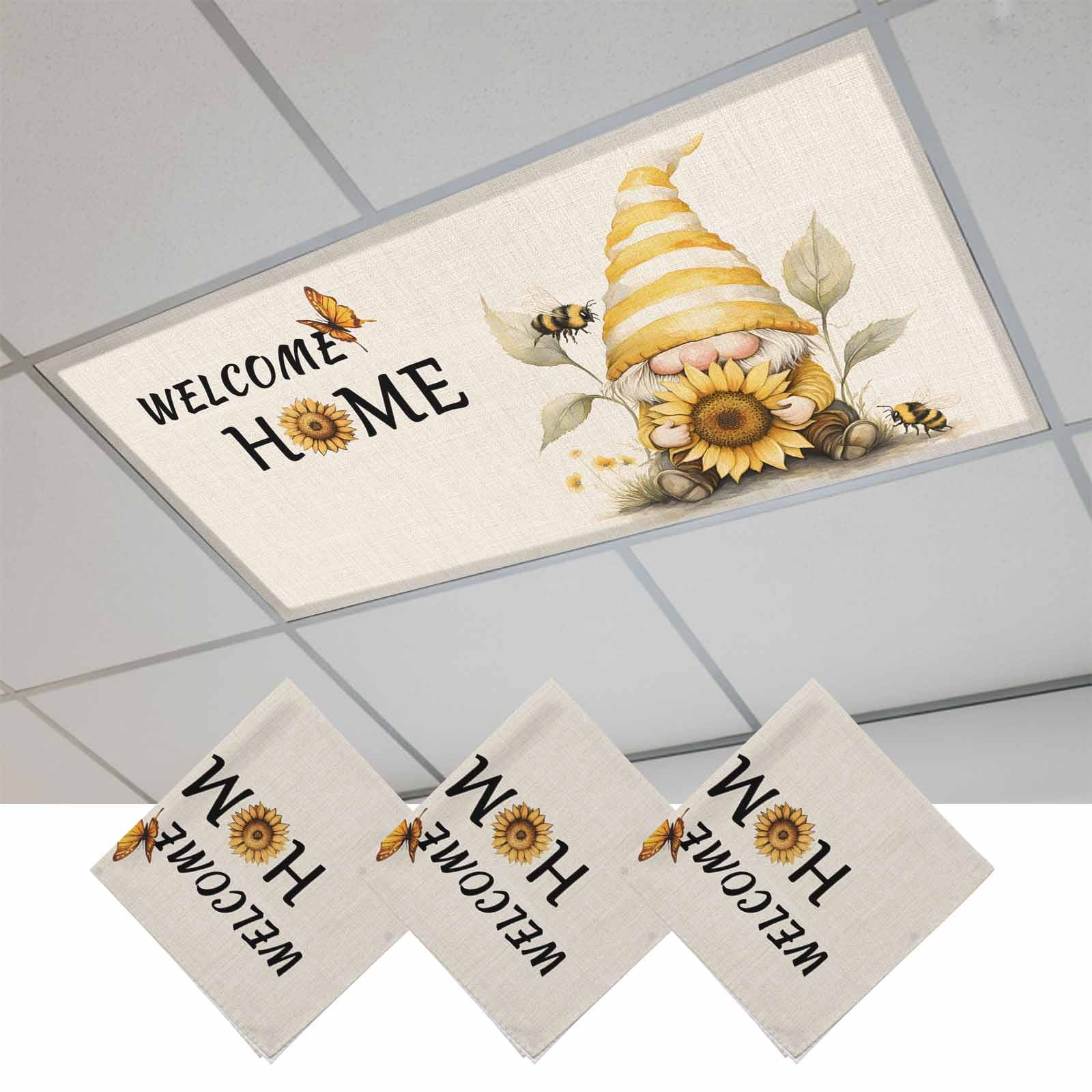 Fluorescent Light Covers for Ceiling Lights Classroom, Farmhouse ...