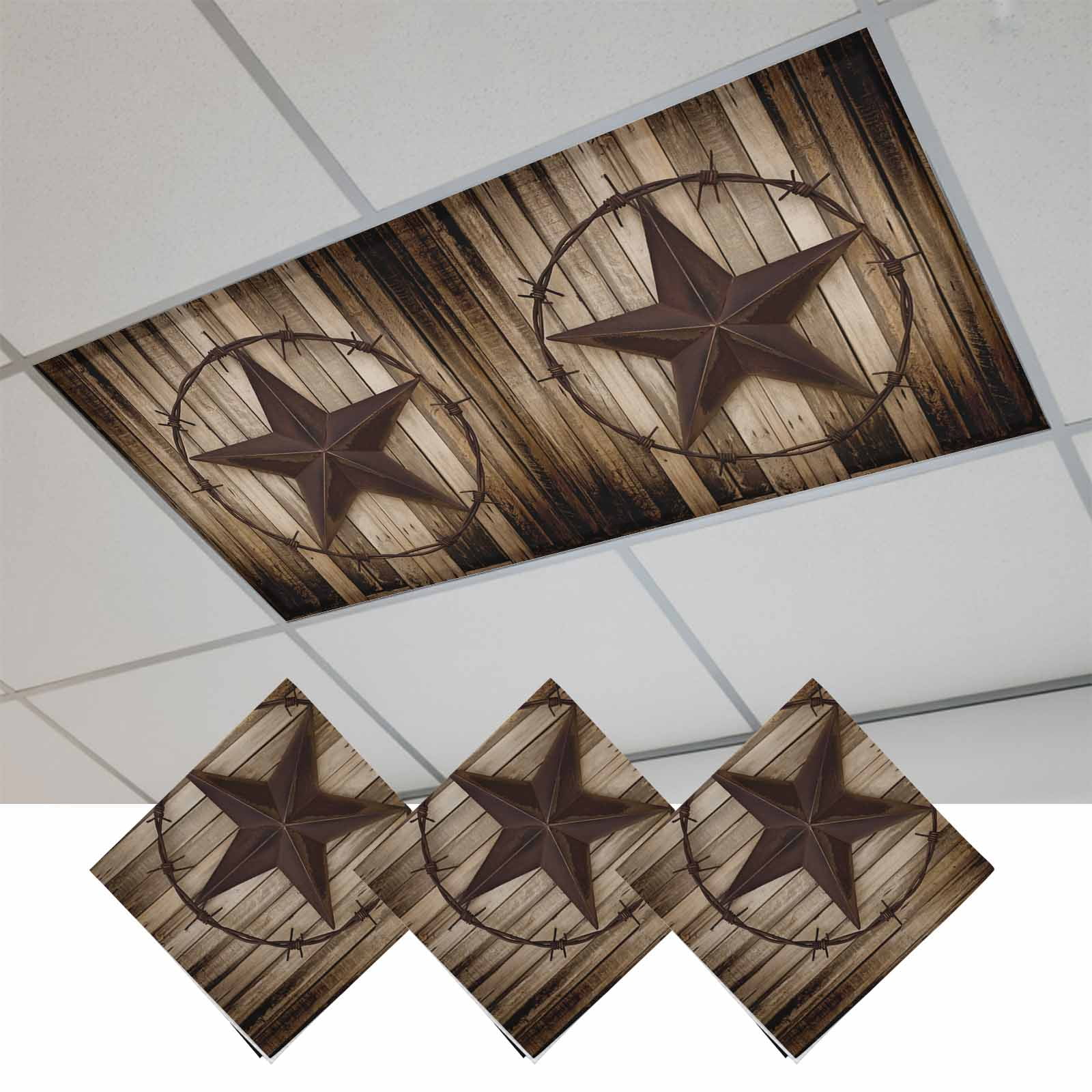 Fluorescent Light Covers for Ceiling Lights Classroom, Farmhouse ...