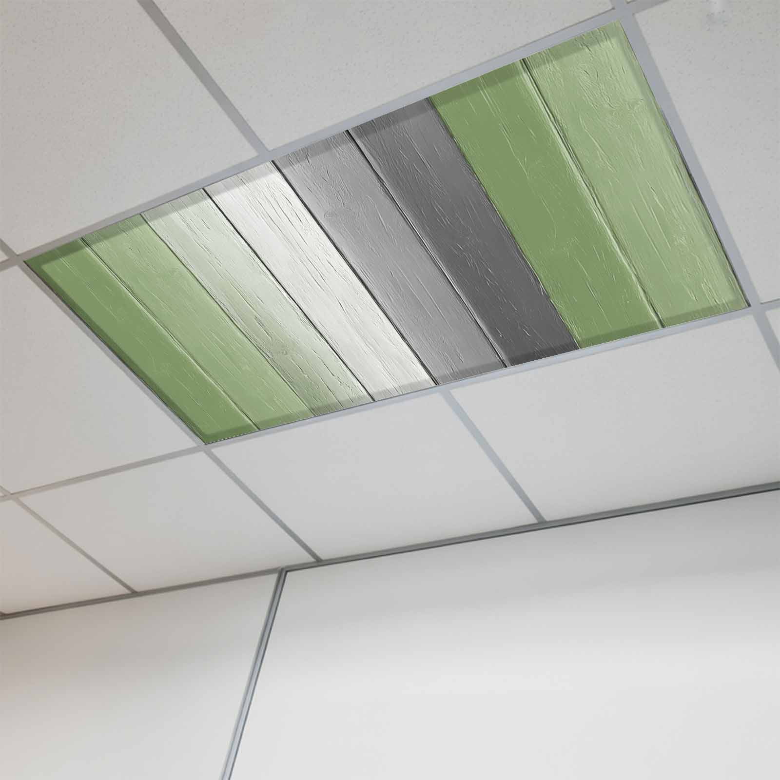 Fluorescent Light Covers for Ceiling Lights Classroom, Farmhouse Rustic ...