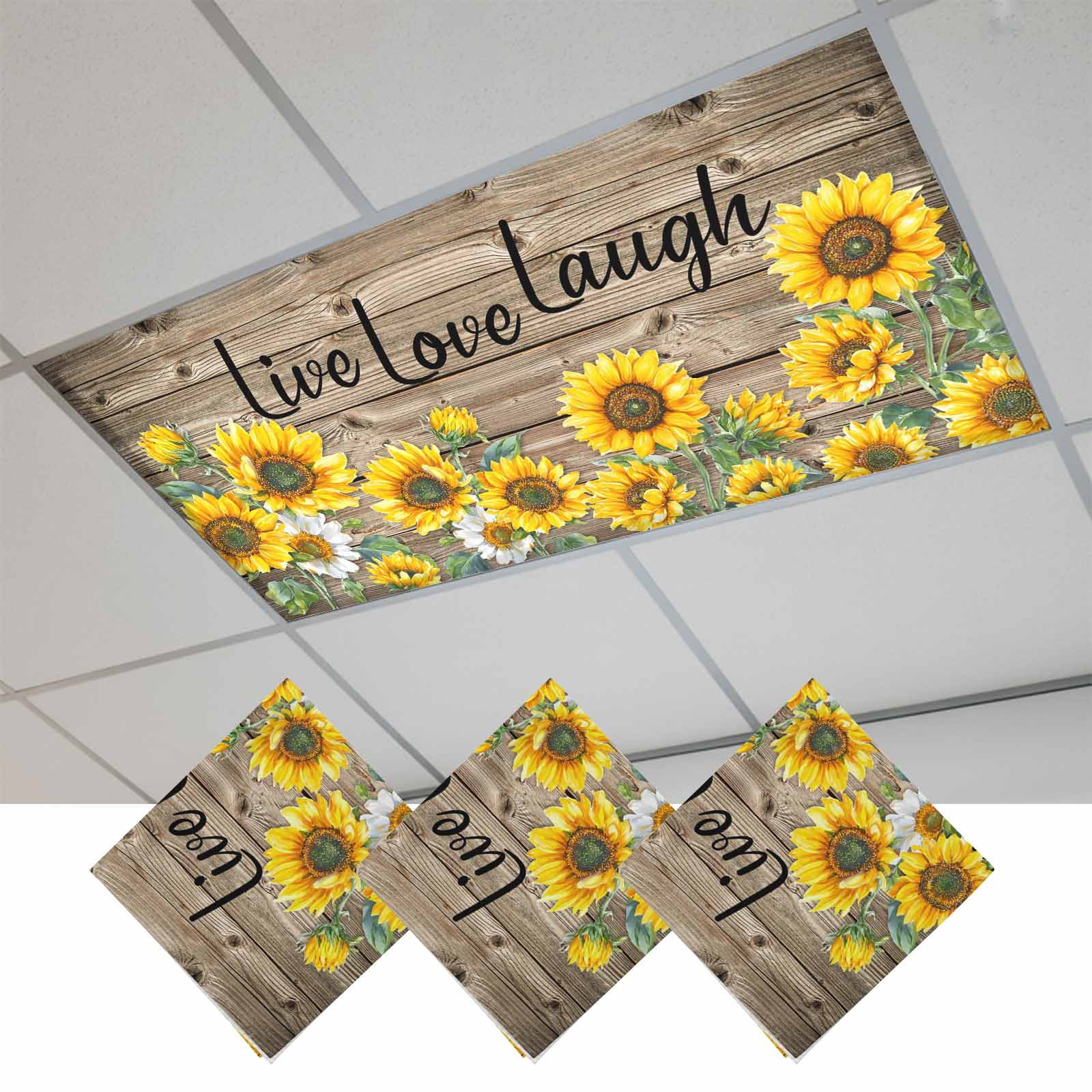 Fluorescent Light Covers for Ceiling Lights Classroom, Farmhouse ...