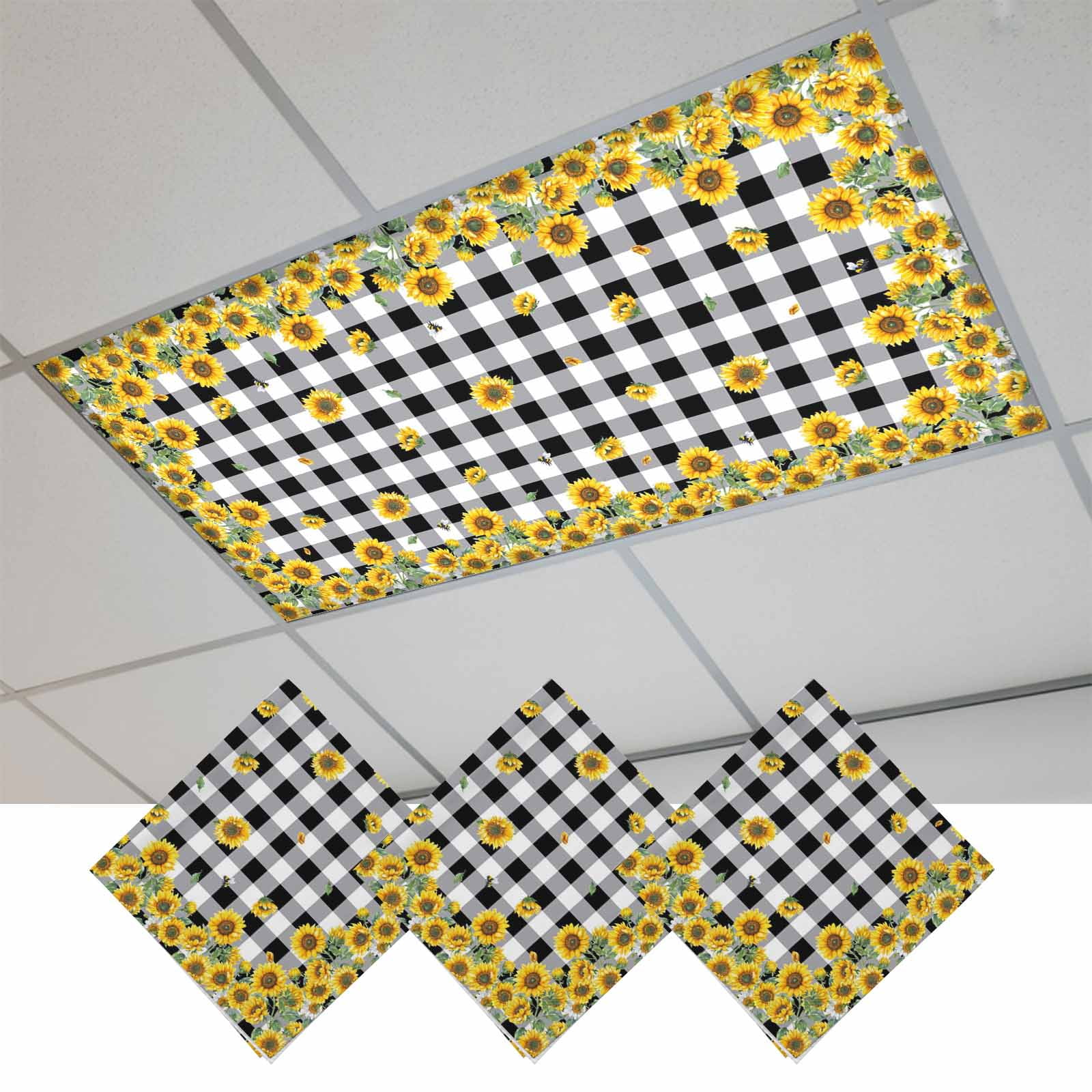 Fluorescent Light Covers for Ceiling Lights Classroom, Farmhouse ...