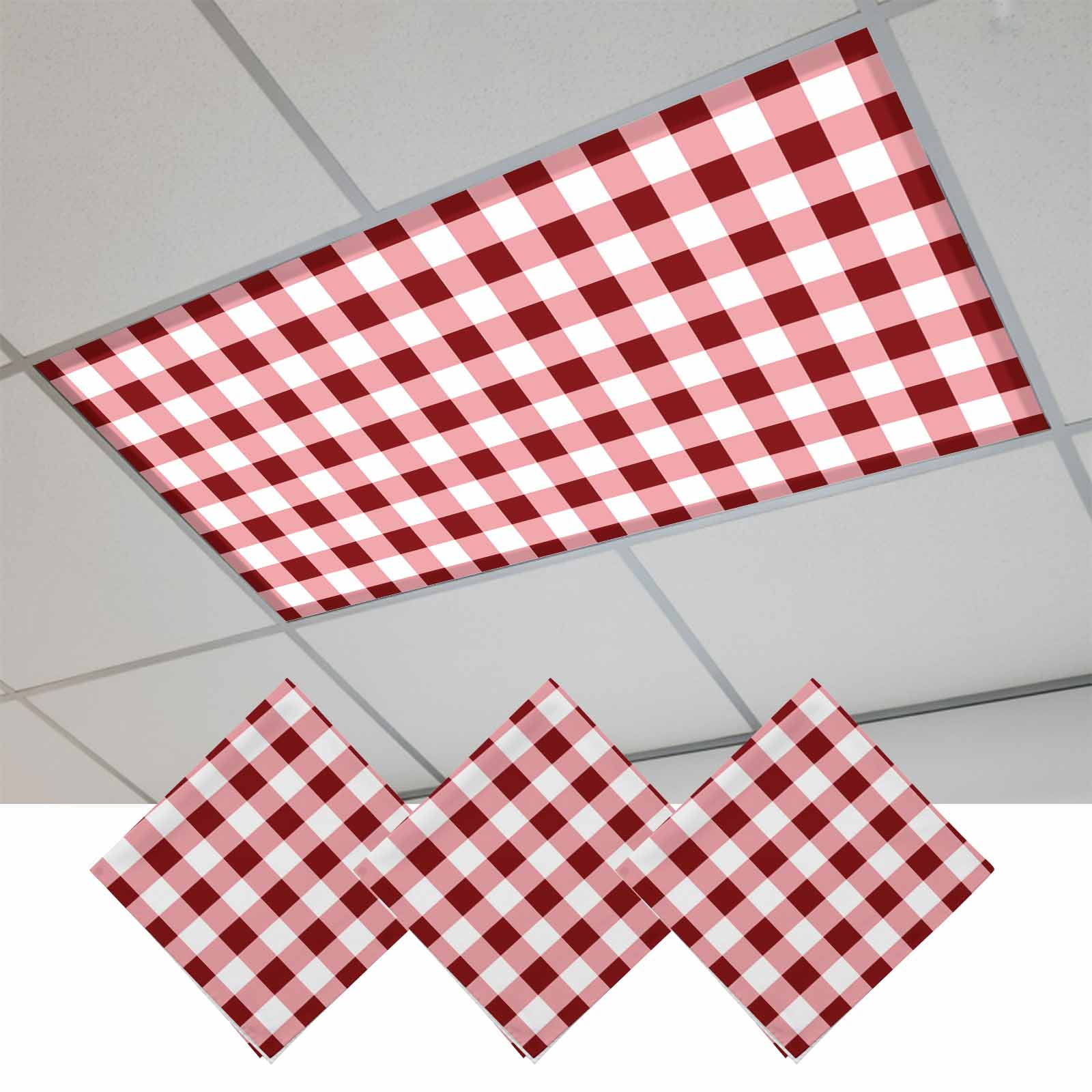 Fluorescent Light Covers for Ceiling Lights Classroom, Farmhouse ...