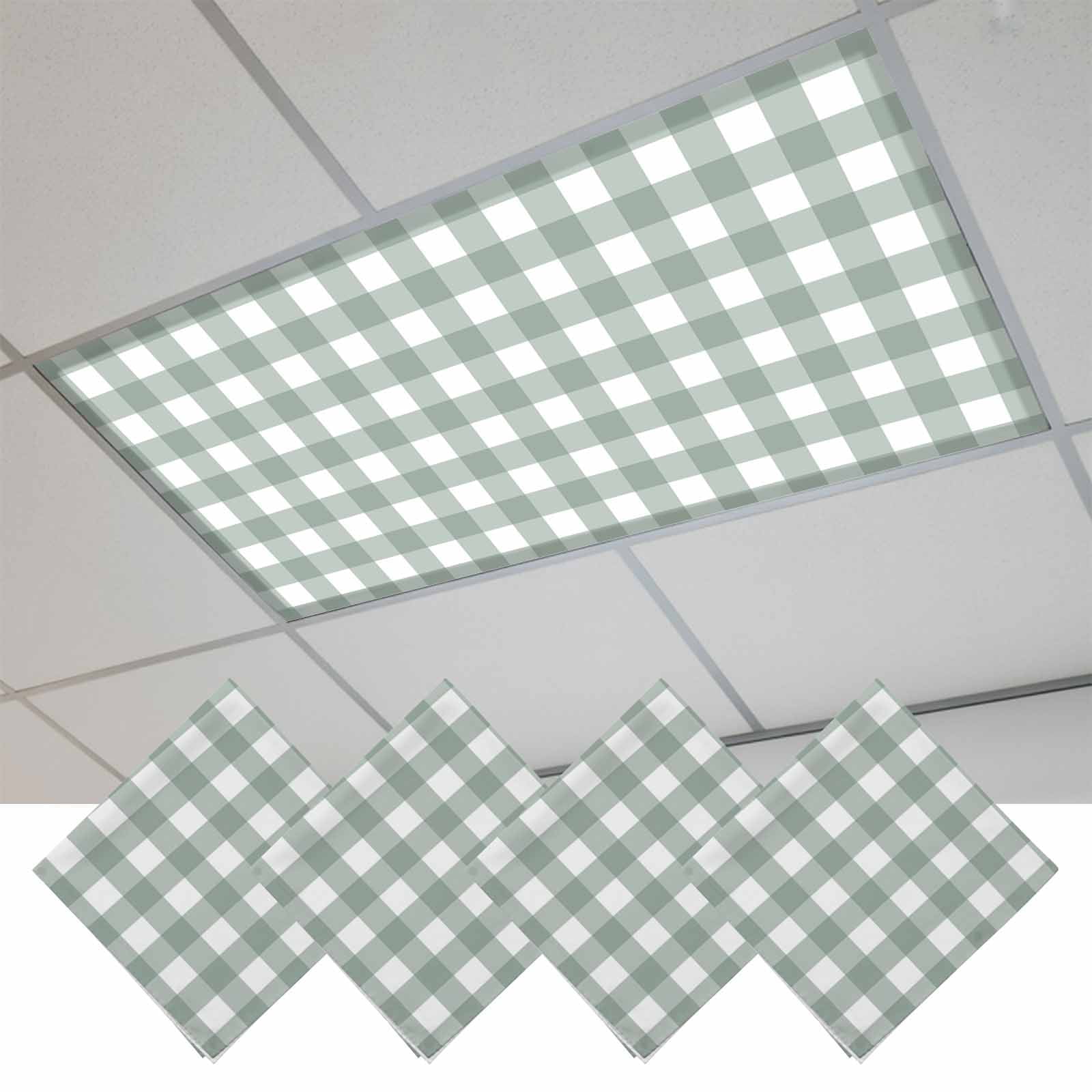Fluorescent Light Covers for Ceiling Lights Classroom, Farmhouse ...