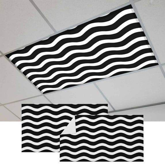 Fluorescent Light Covers for Ceiling Lights Classroom, Geometric ...