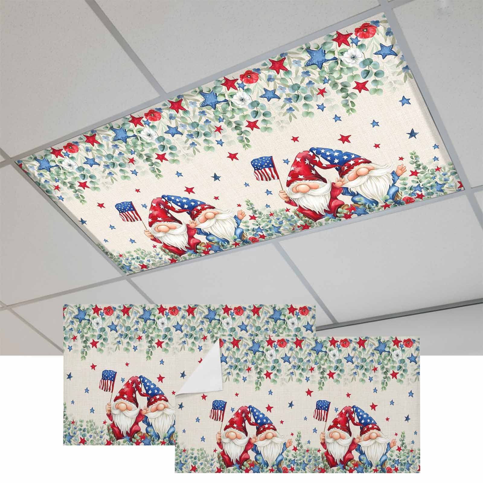 Fluorescent Light Covers for Ceiling Lights Classroom, Gnomes 4th of ...