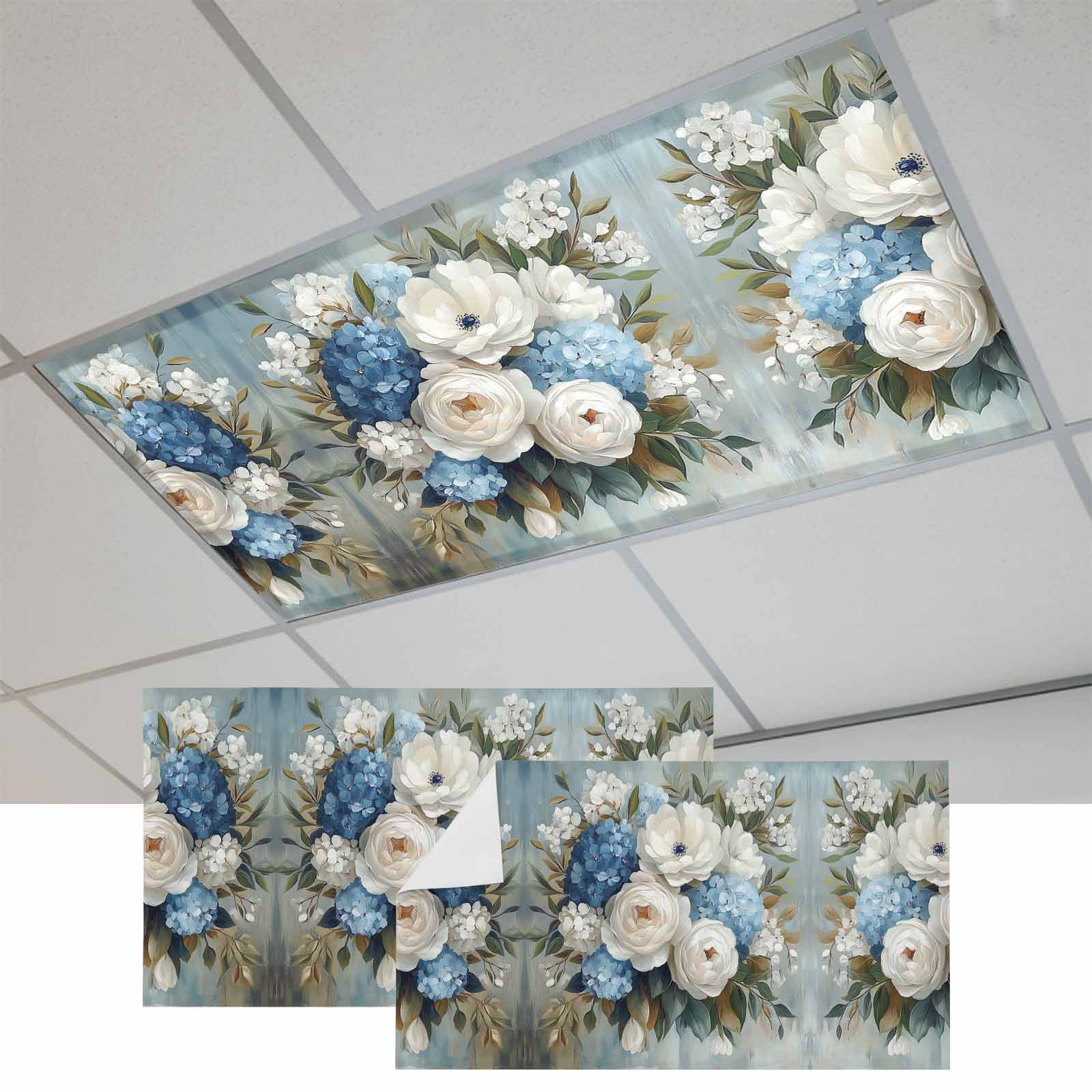 Fluorescent Light Covers for Ceiling Lights Classroom, Modern Magnetic ...