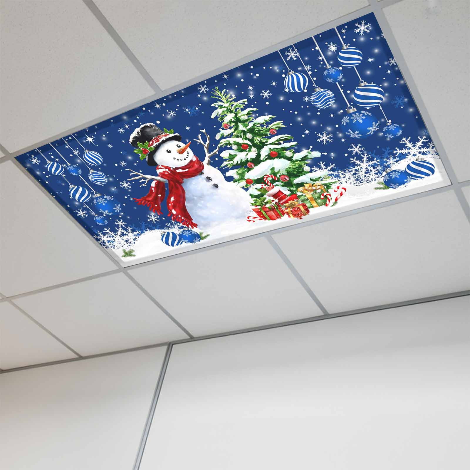 Fluorescent Light Covers for Ceiling Lights Classroom, Navy Blue ...