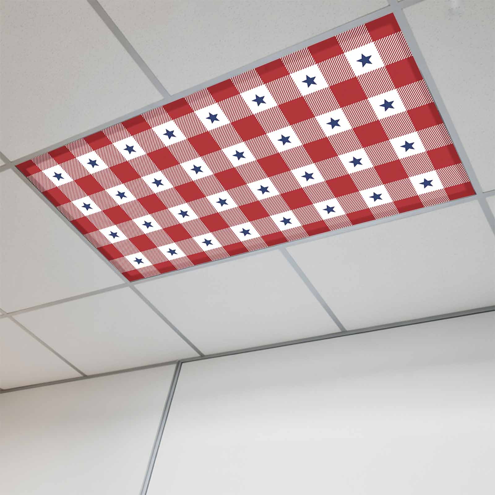 Fluorescent Light Covers for Ceiling Lights Classroom, Patriotic ...