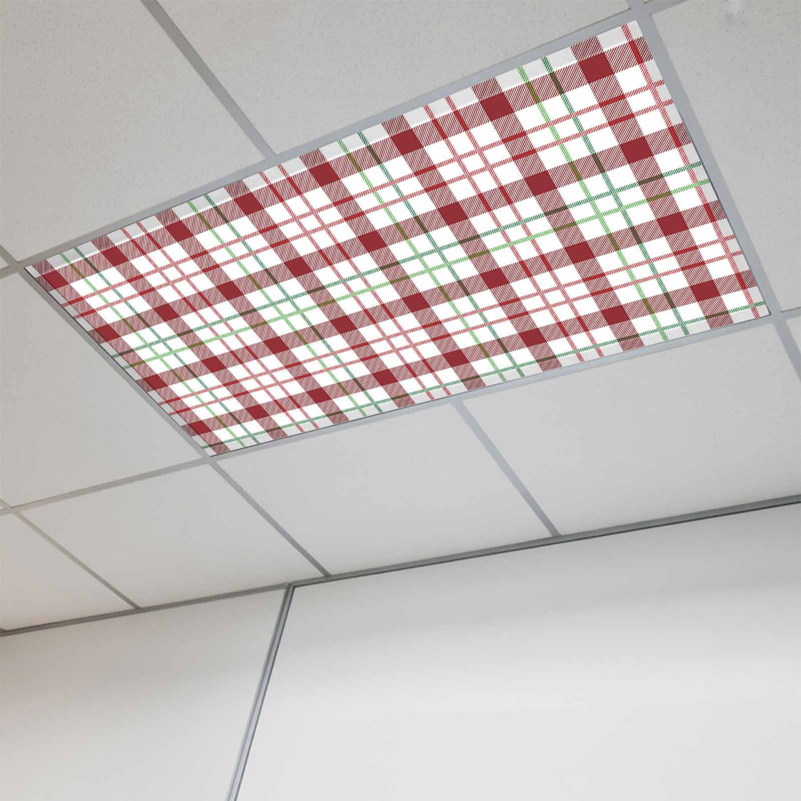 Fluorescent Light Covers for Ceiling Lights Classroom, Red Green ...