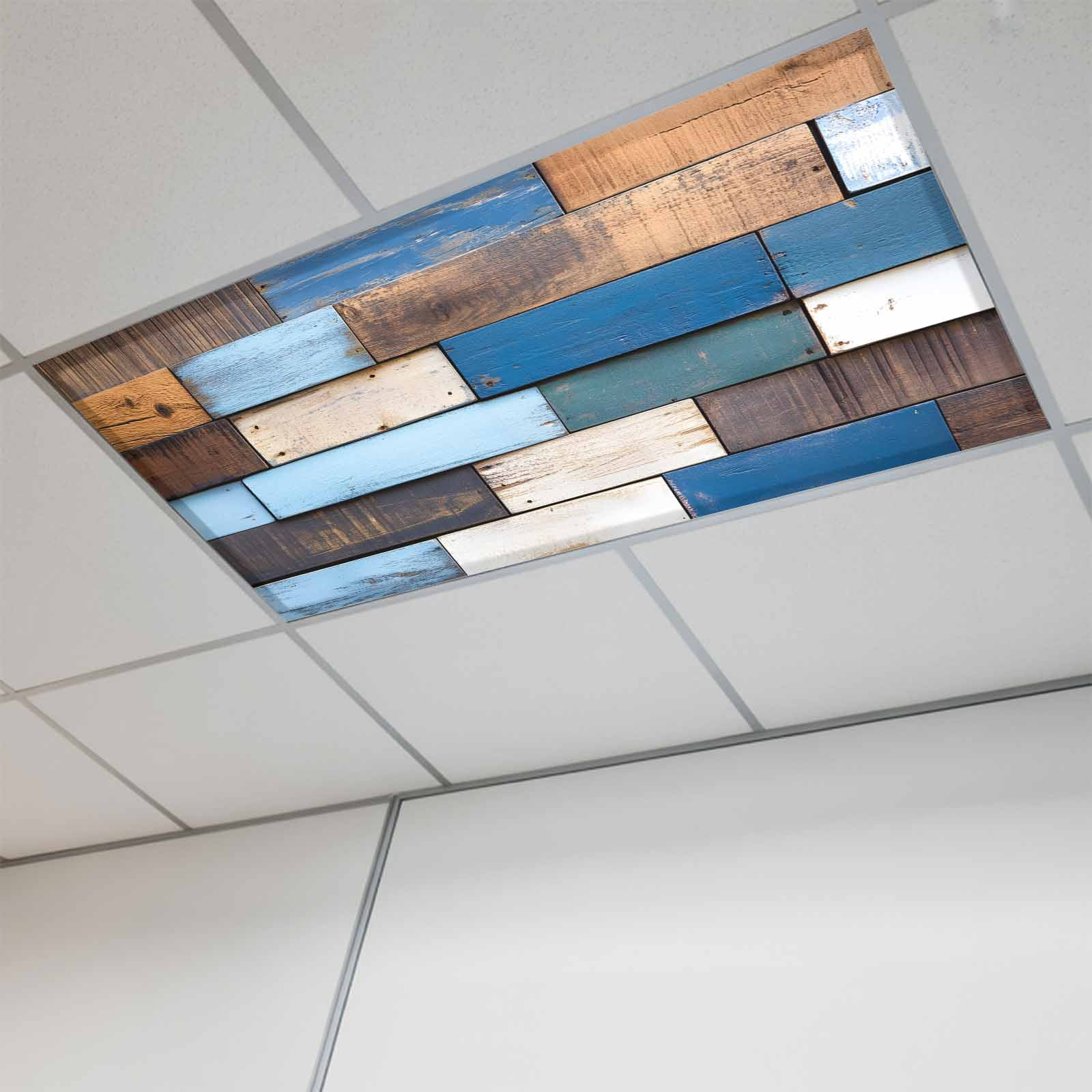 Fluorescent Light Covers for Ceiling Lights Classroom, Rustic Coastal ...